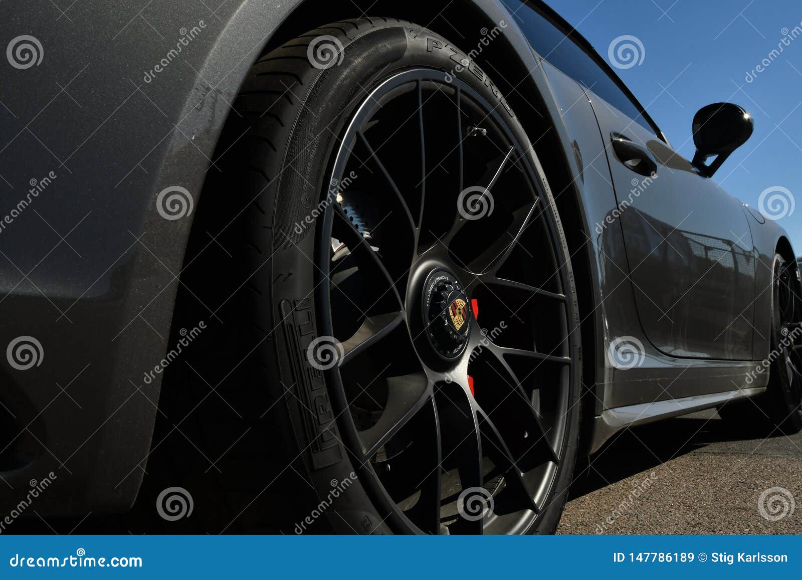Porsche wheel editorial stock image. Image of automobile - 147786189