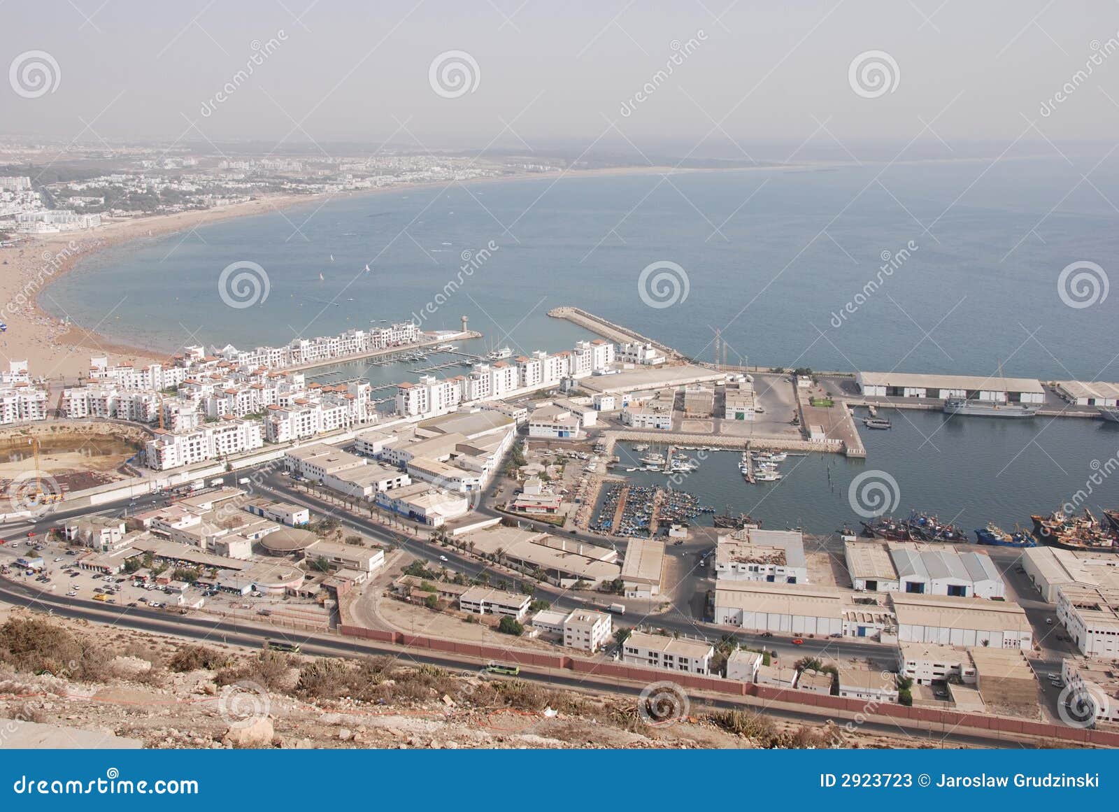 Port in Agadir, Morocco stock image. Image of peace, atlantic - 2923723
