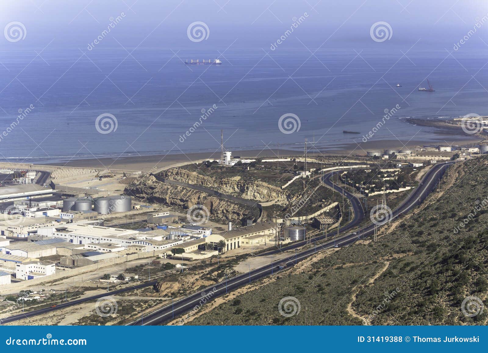 Port in agadir stock photo. Image of arabian, atlantic - 31419388