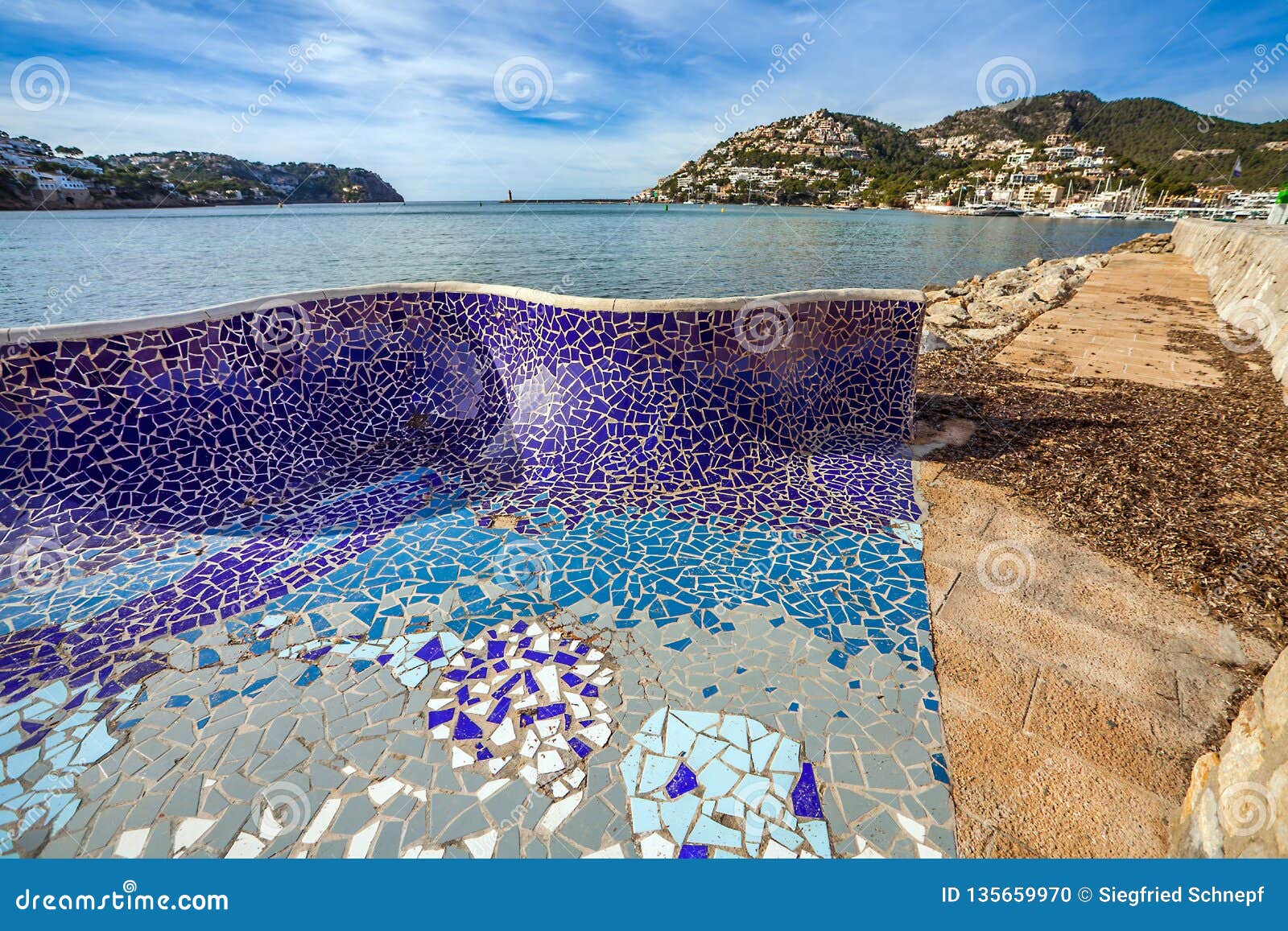 In the Port of Port Andratx Mallorca Stock Photo - Image of holiday ...