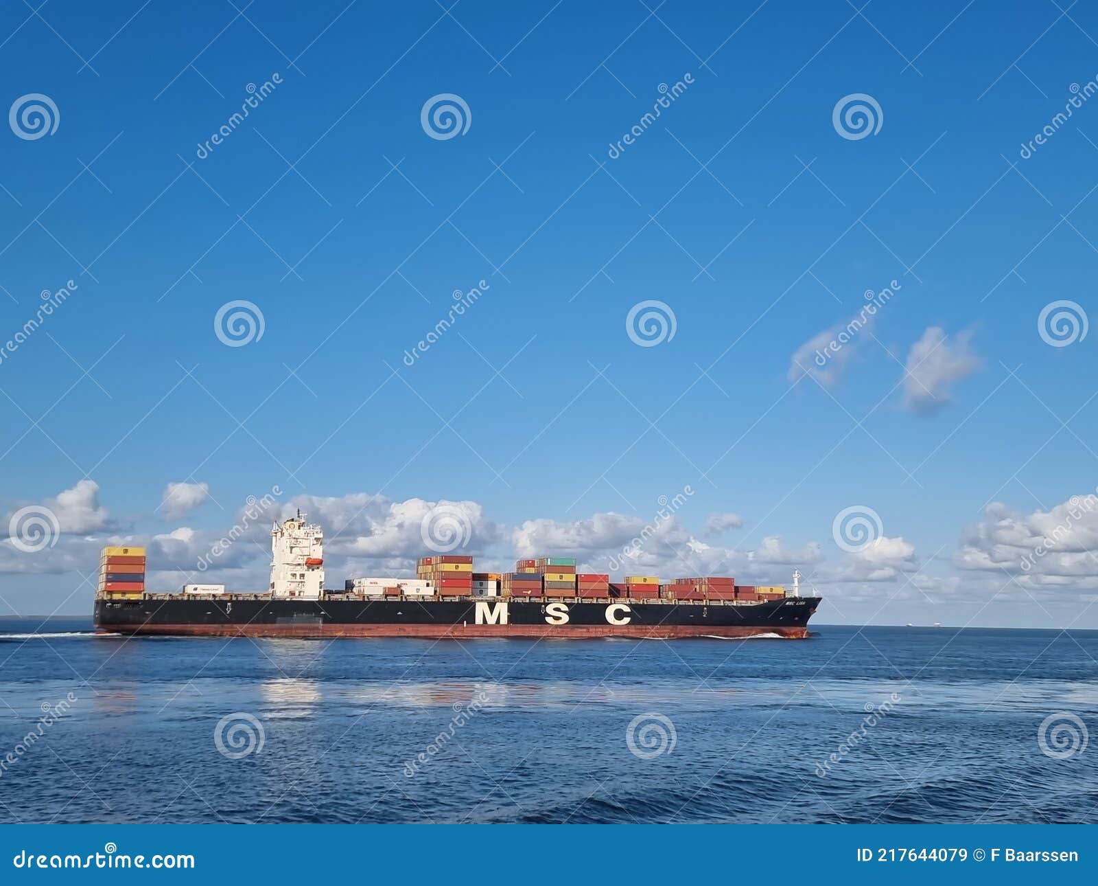 Port of Antwerp, Belgium Huge Ship with Cargo on the Westerschelde ...