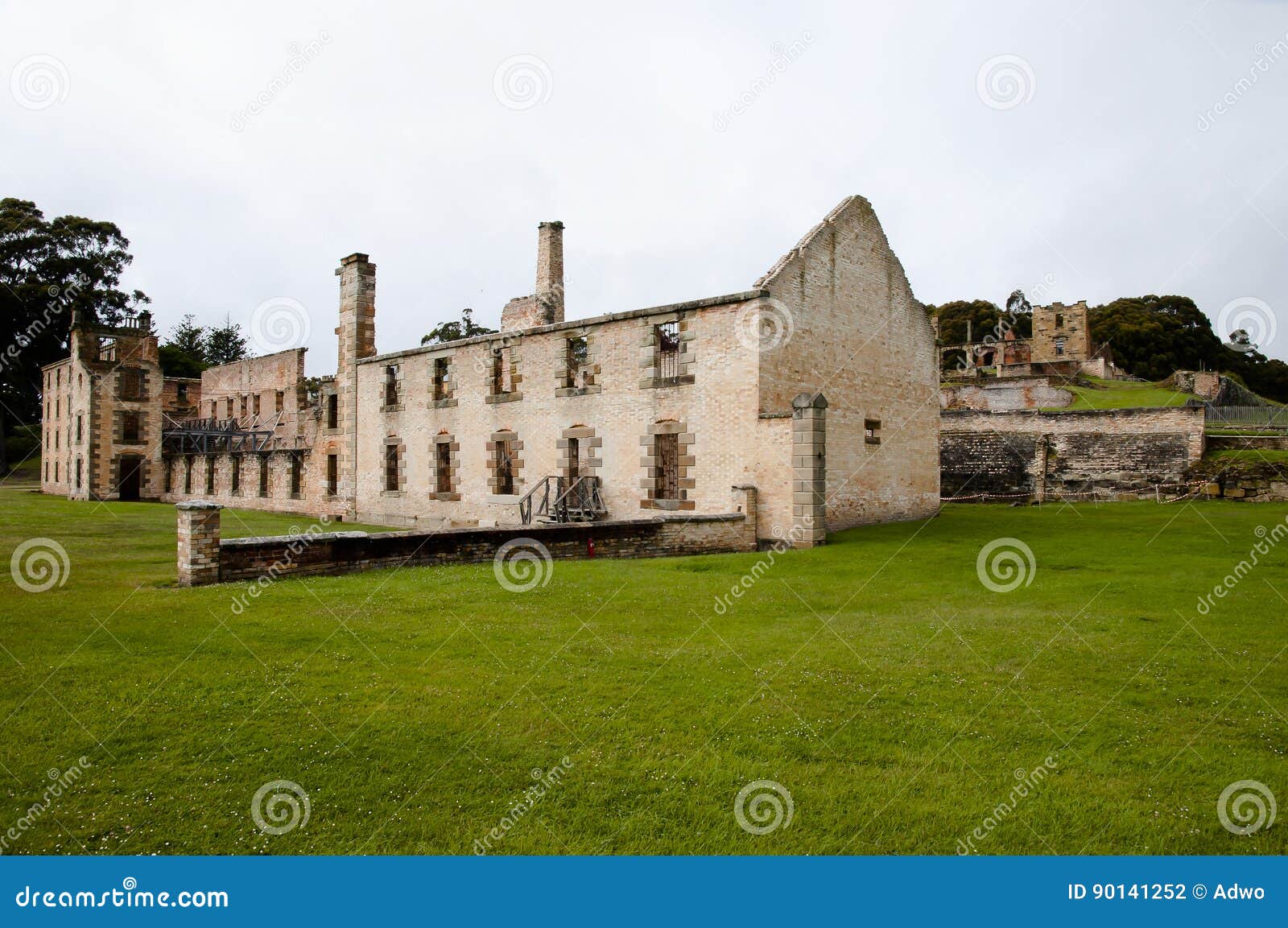 Port Arthur Convict Site - Tasmania Stock Photo - Image of abandoned ...