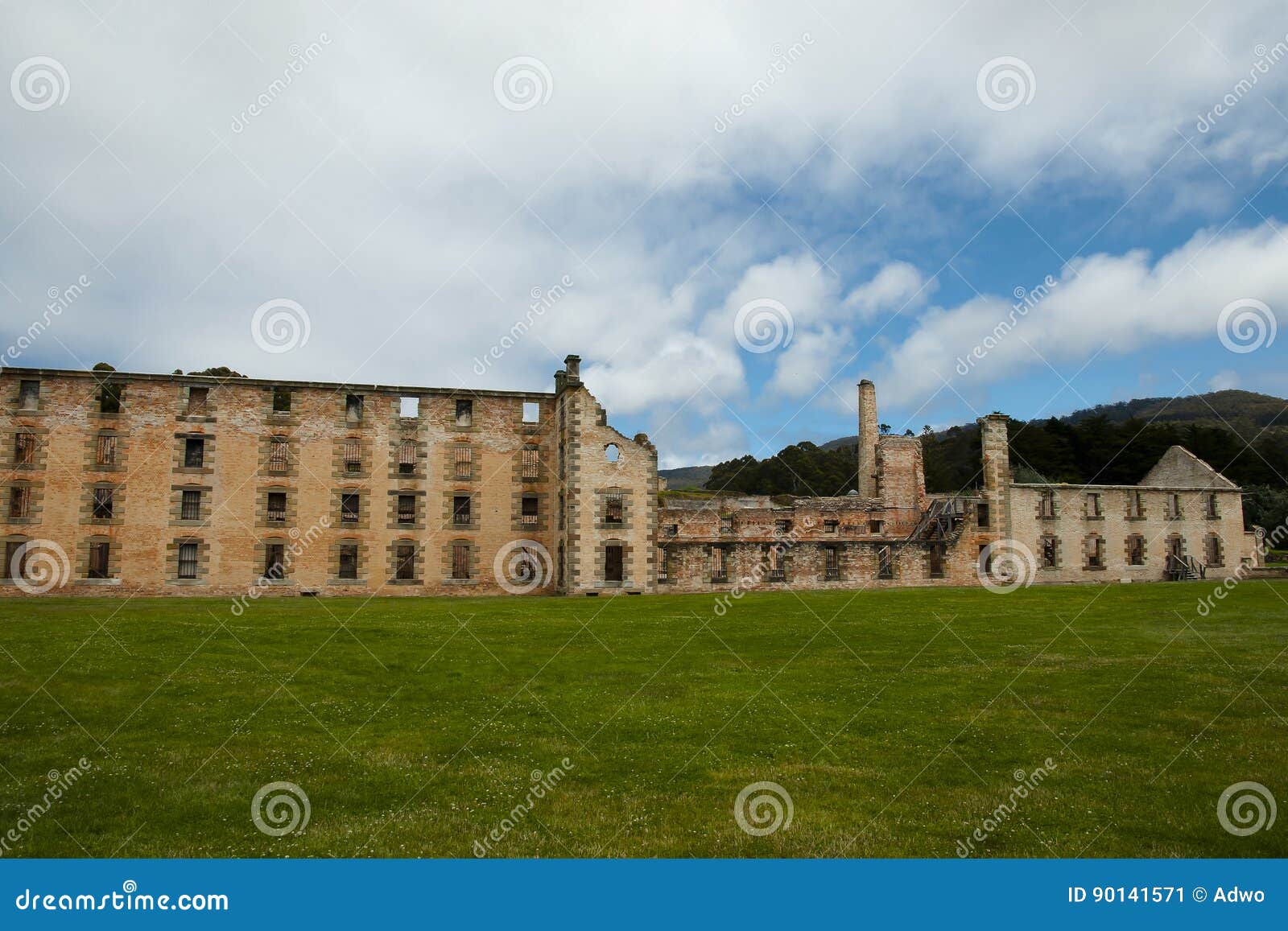 Port Arthur Convict Site - Tasmania Stock Image - Image of landmark ...