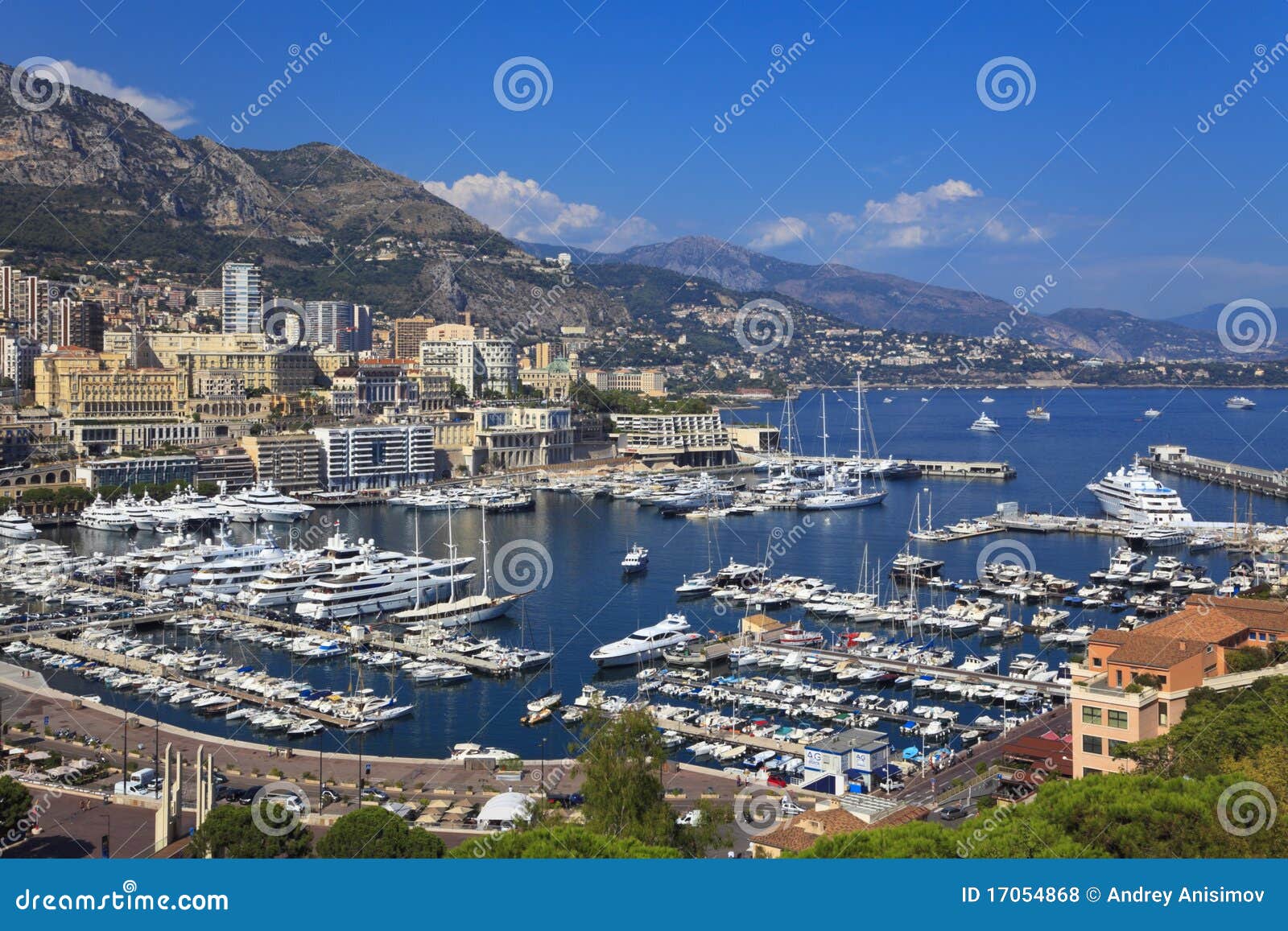 Port au Monaco photo stock. Image du europe, littoral - 17054868