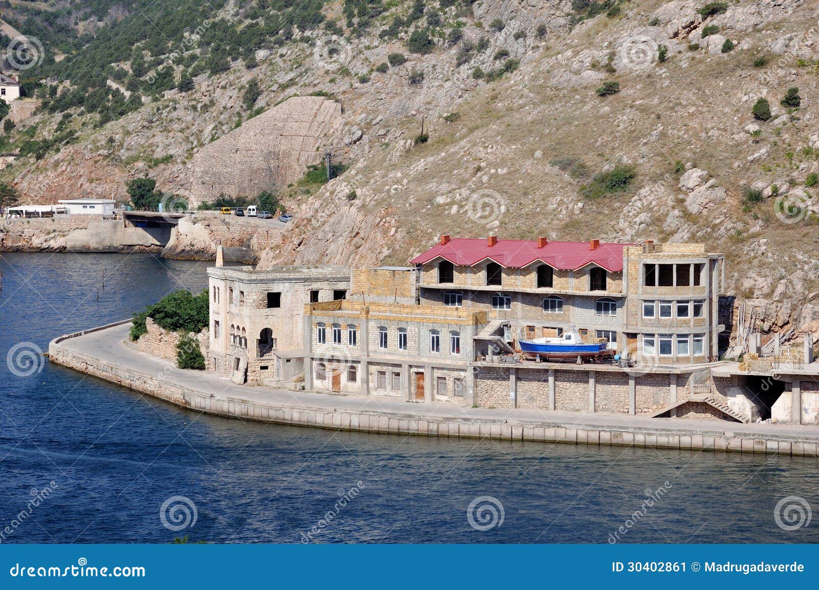 Port of Balaklava, Ukraine stock image. Image of balaclava - 30402861