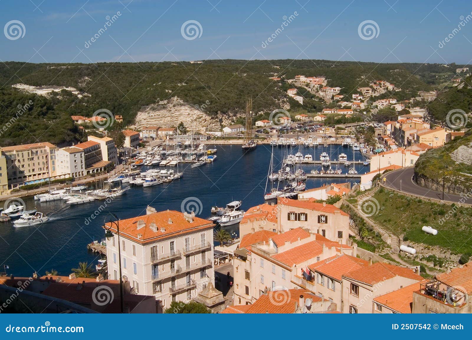Port of Bonifacio stock photo. Image of scenery, port - 2507542