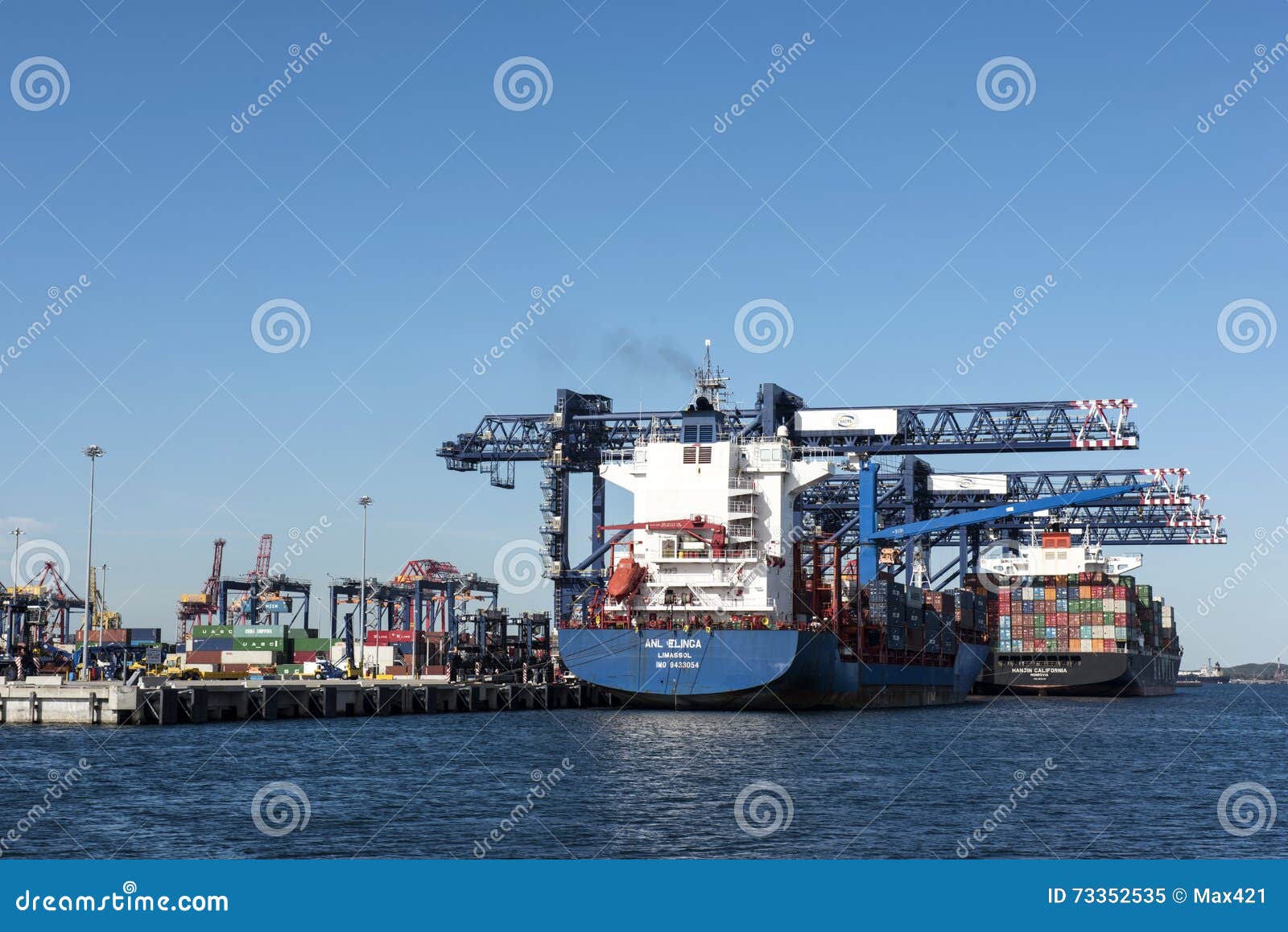Port Botany Cargo Shipping Container Terminal Editorial Photo ...