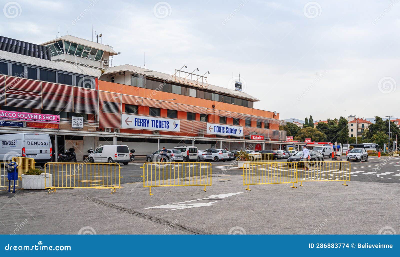 Port Building in Split, Croatia. Editorial Stock Image - Image of ...