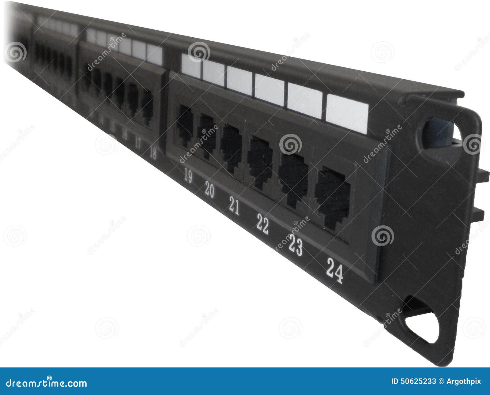 24 Port Cat5e Cat6 Patch Panel Stock Image - Image of cat5e, 8p8c: 50625233