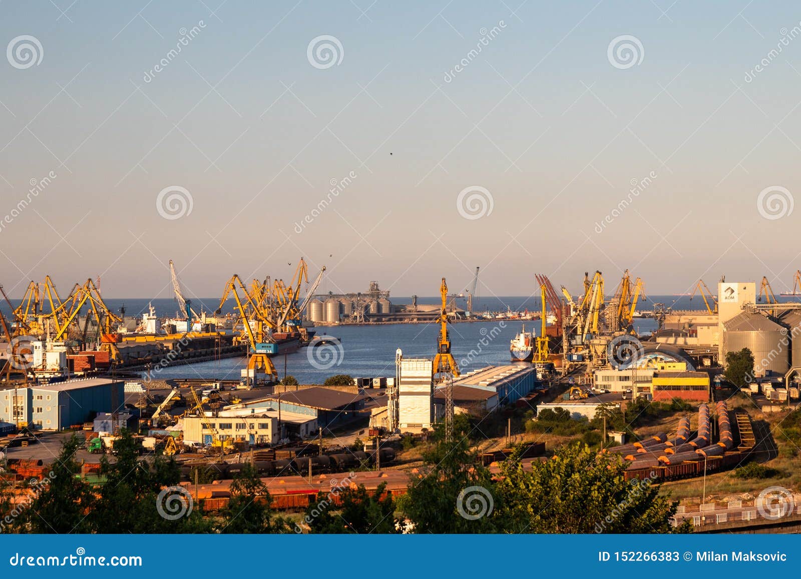 Port Constanta in Constanta Town Editorial Stock Photo - Image of ...