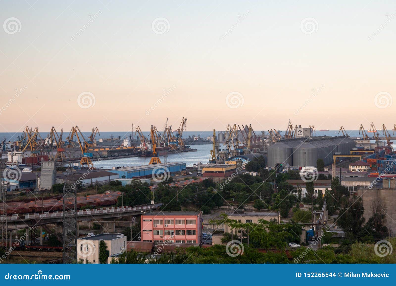 Port Constanta in Constanta Town Editorial Stock Image - Image of city ...
