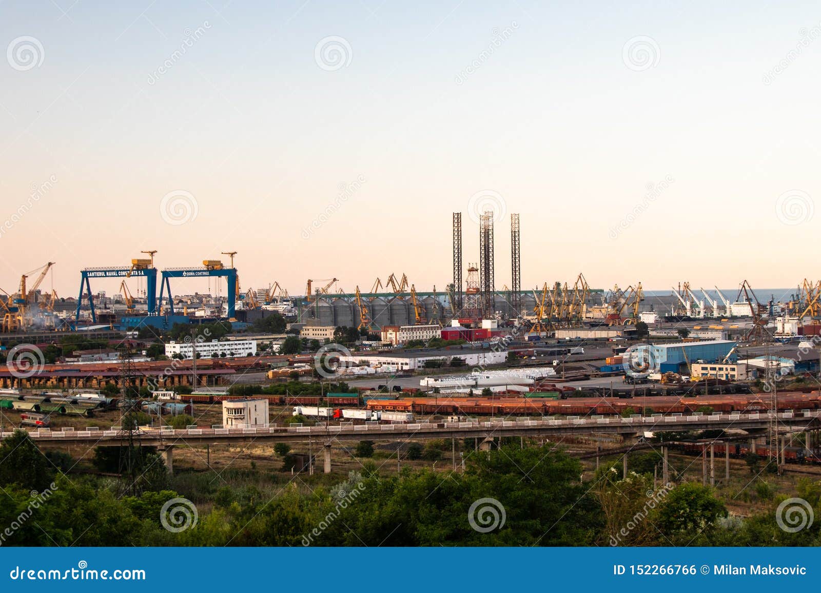 Port Constanta in Constanta Town Editorial Photo - Image of business ...