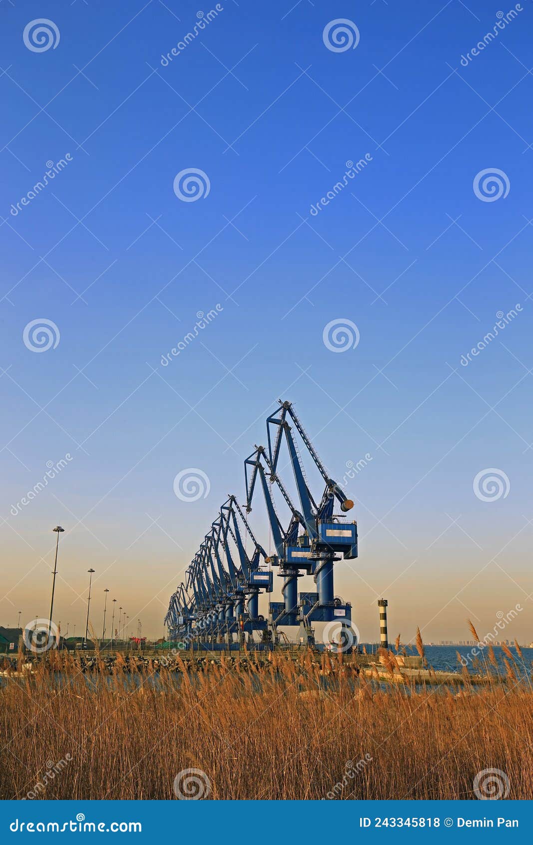 Port crane work stock photo. Image of port, world, steel - 243345818