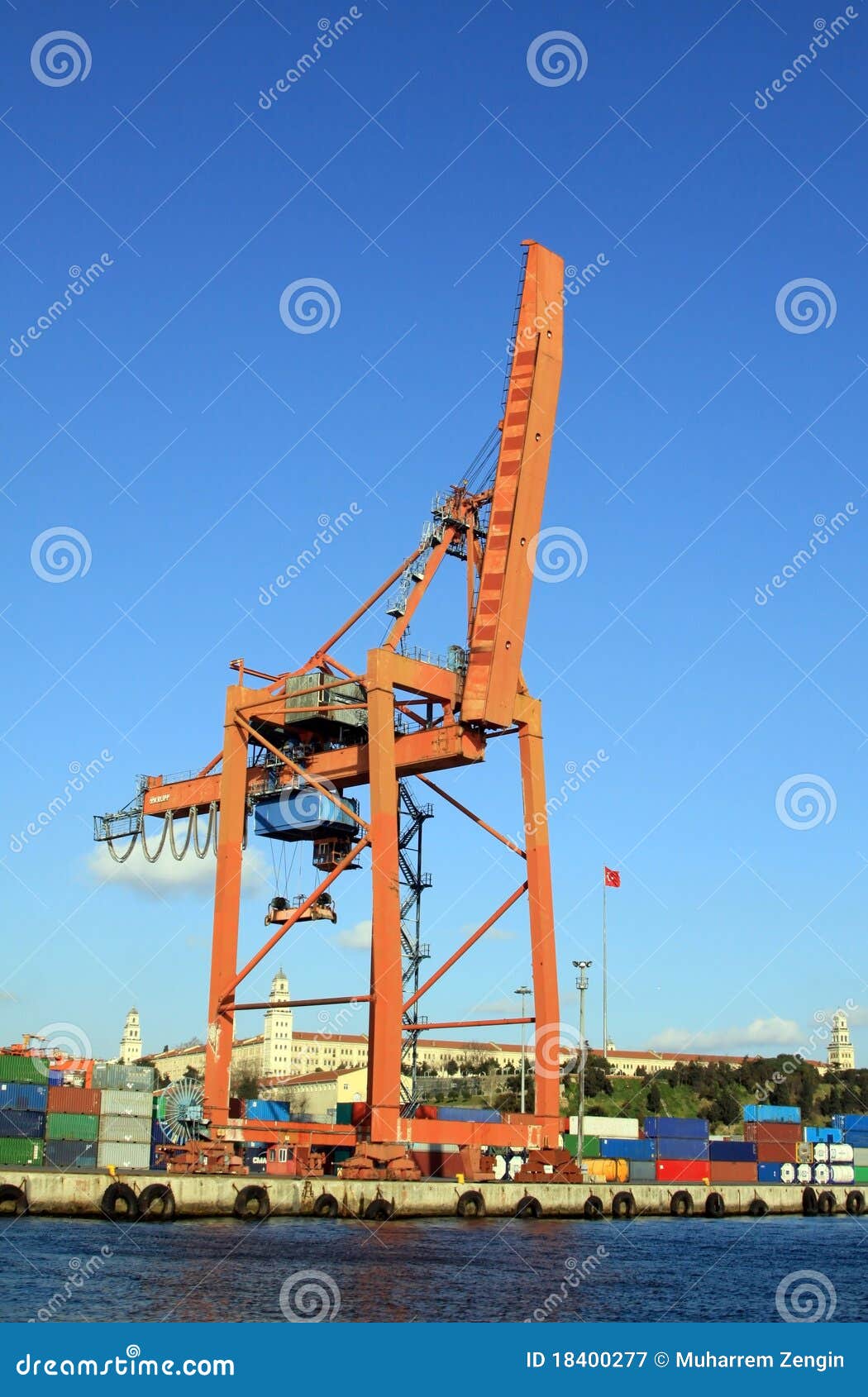 Port Cranes stock image. Image of freight, port, carriage - 18400277