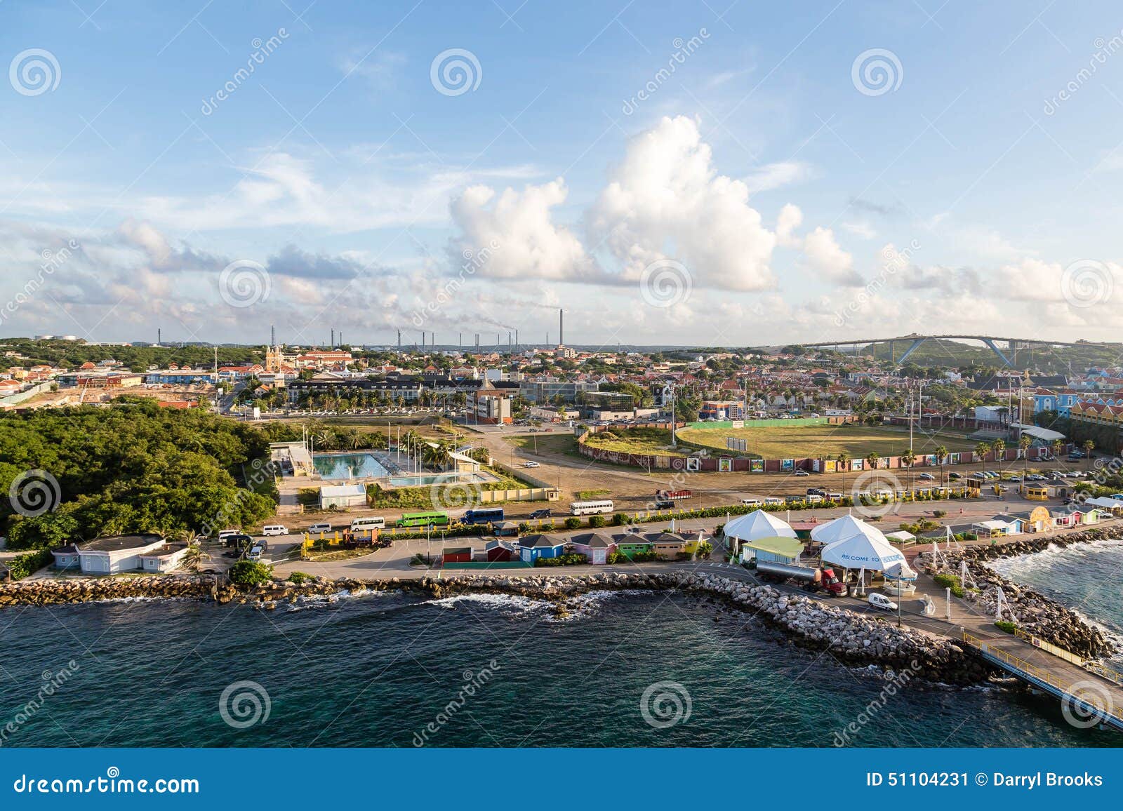 Port of Curacao stock image. Image of curacao, queen - 51104231