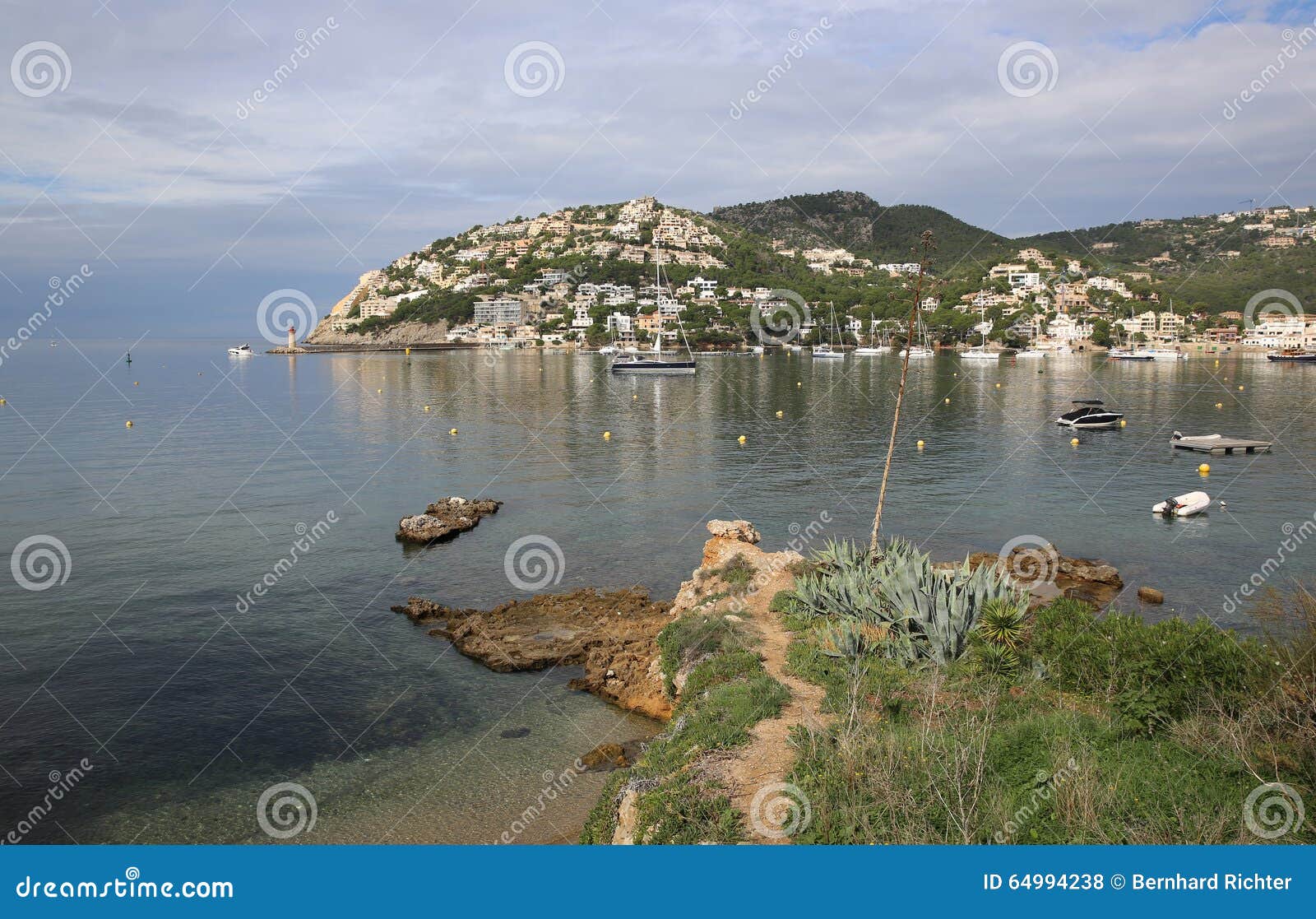 Port D Andratx stock photo. Image of landscape, destination - 64994238