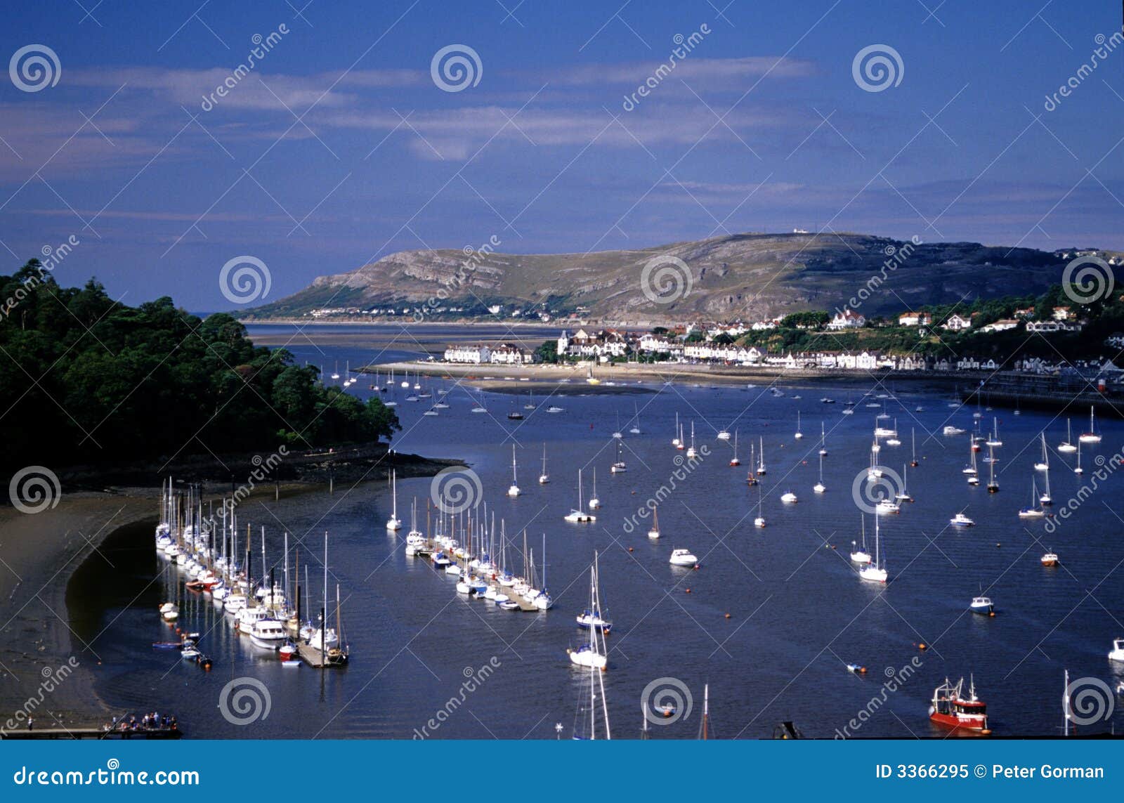 Port de Conwy image stock. Image du scénique, port, navigation - 3366295