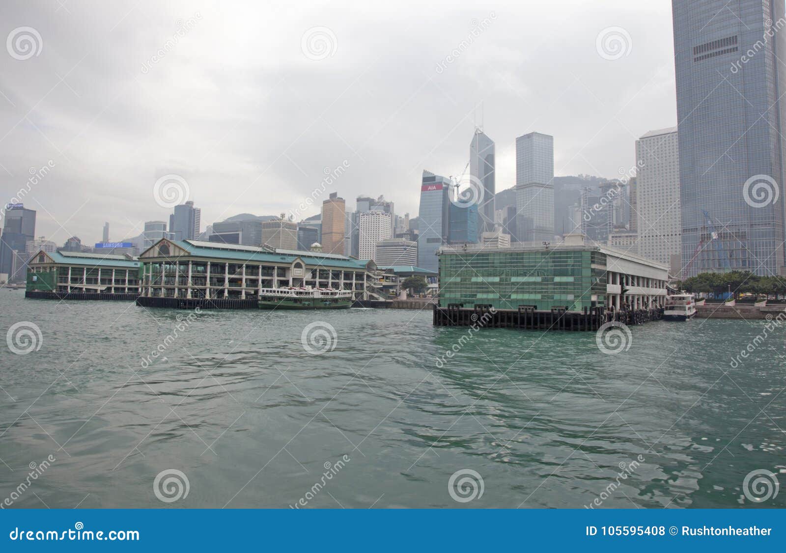 Port De Victoria De Terminal Du Ferry Photo stock éditorial - Image du ...