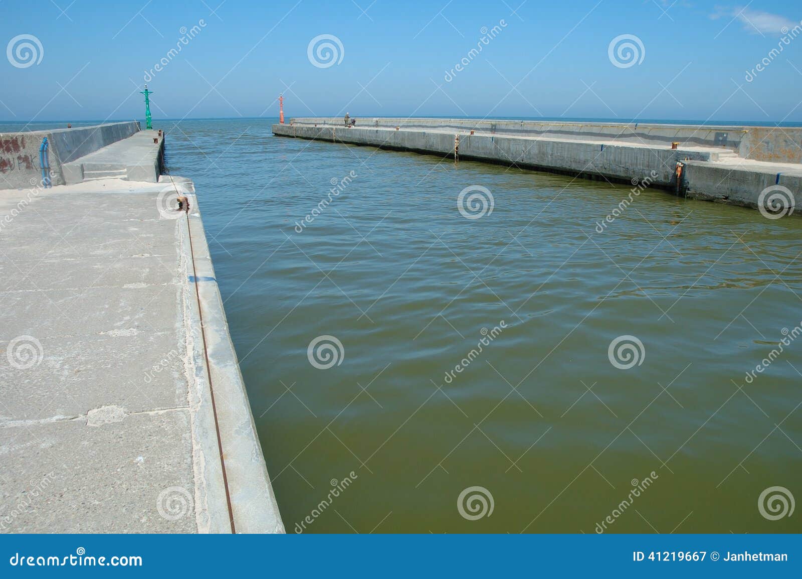 Port entry stock image. Image of shipping, waves, travel - 41219667