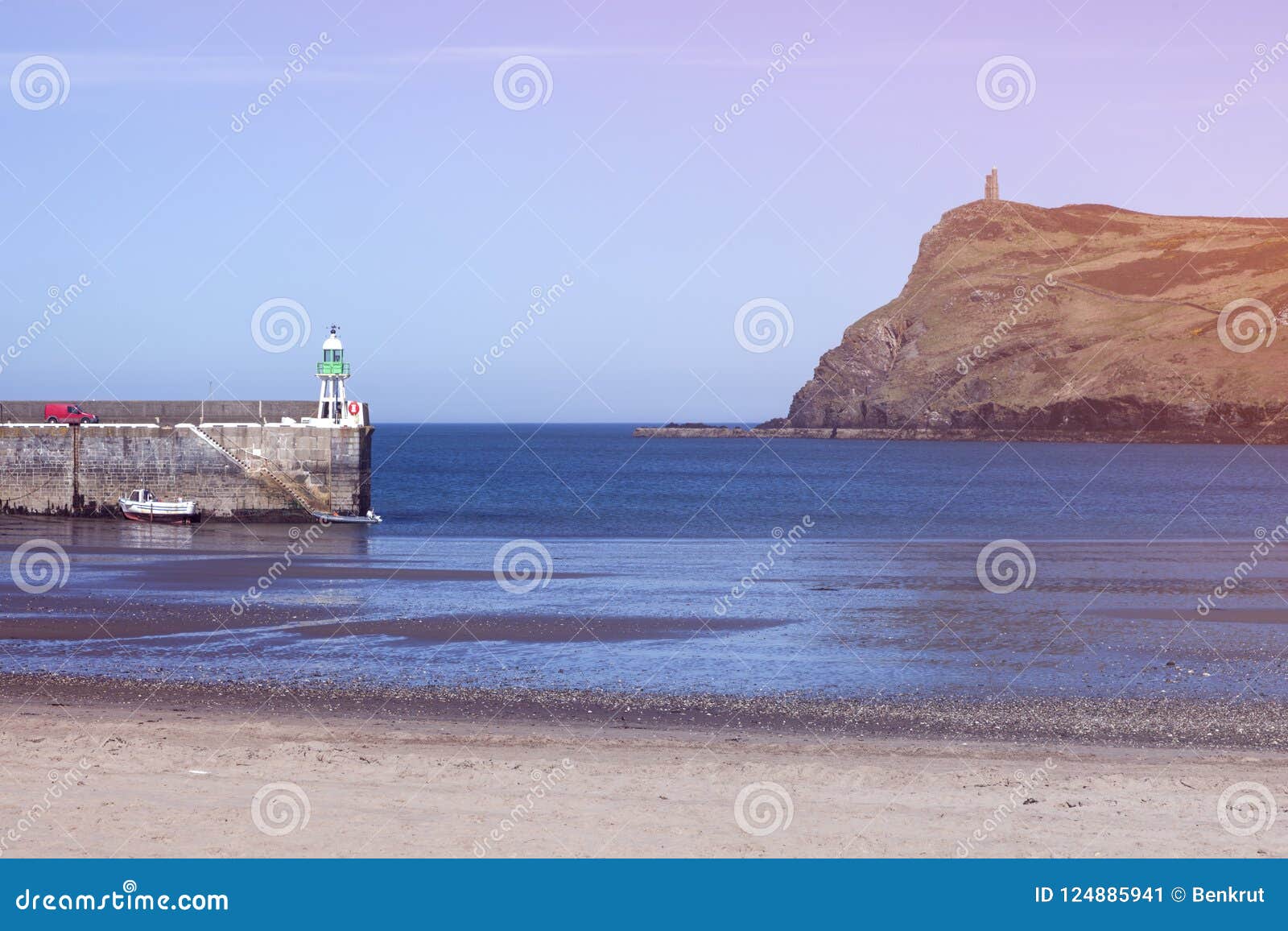 Port Erin on the Isle of Man Stock Image - Image of outdoors, island ...