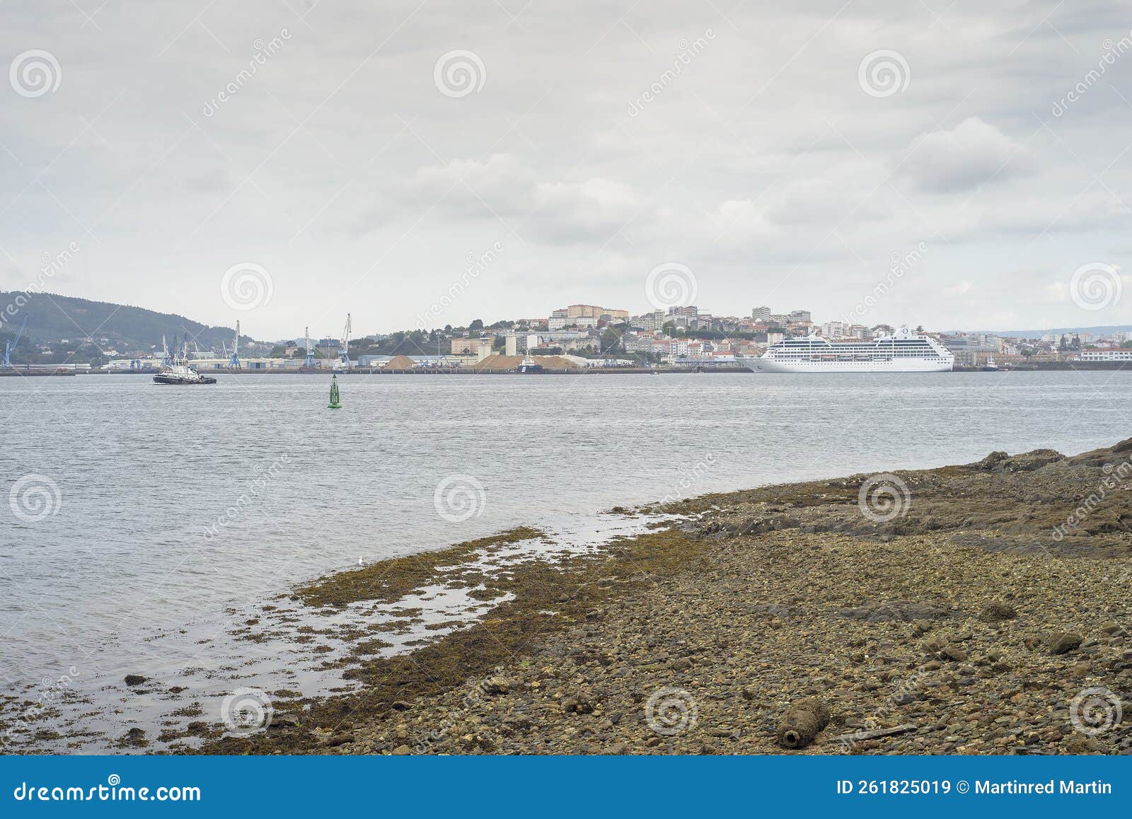 Port of Ferrol in Galicia stock image. Image of coastal - 261825019