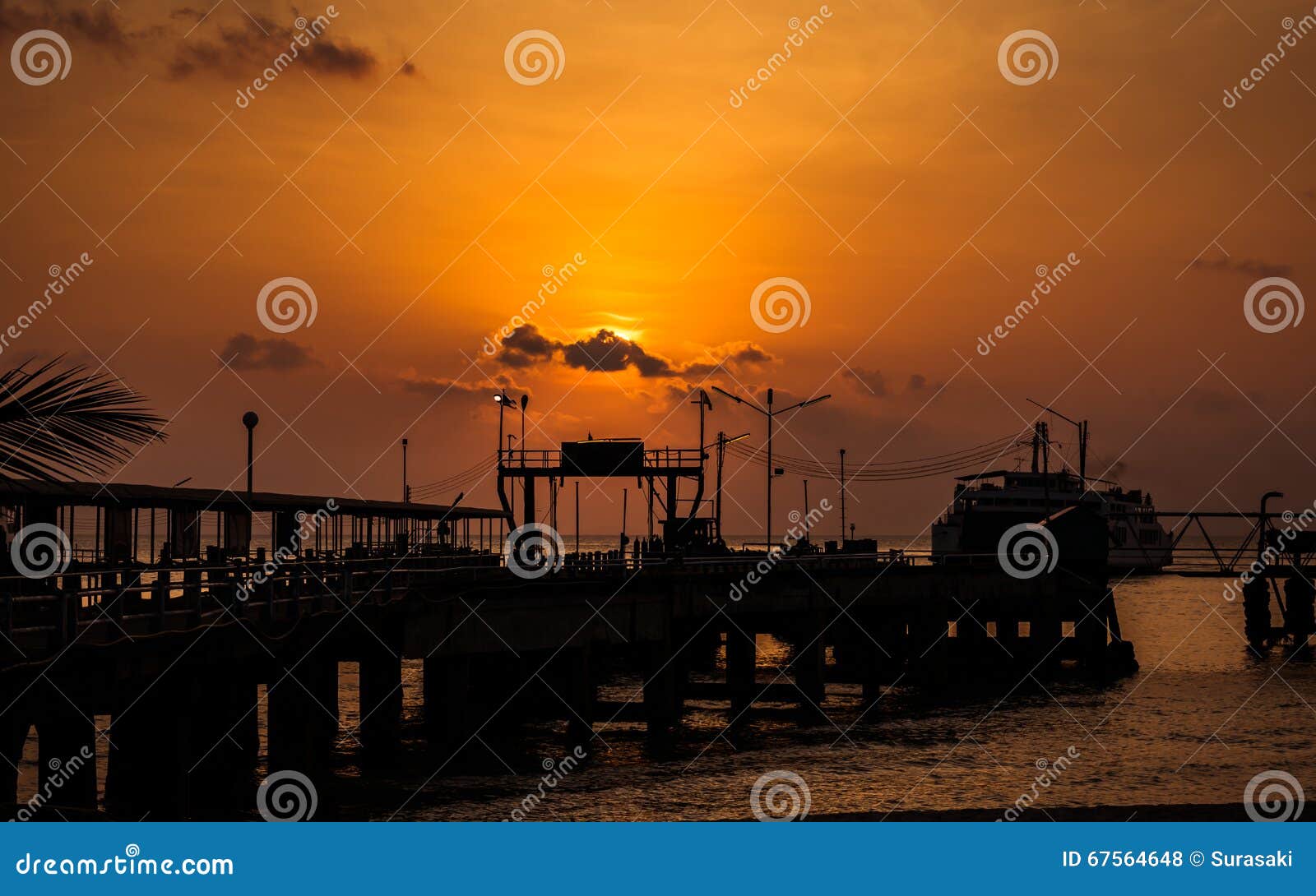 Port of Ferry in Koh Samui, Thailand Stock Photo - Image of ferry ...