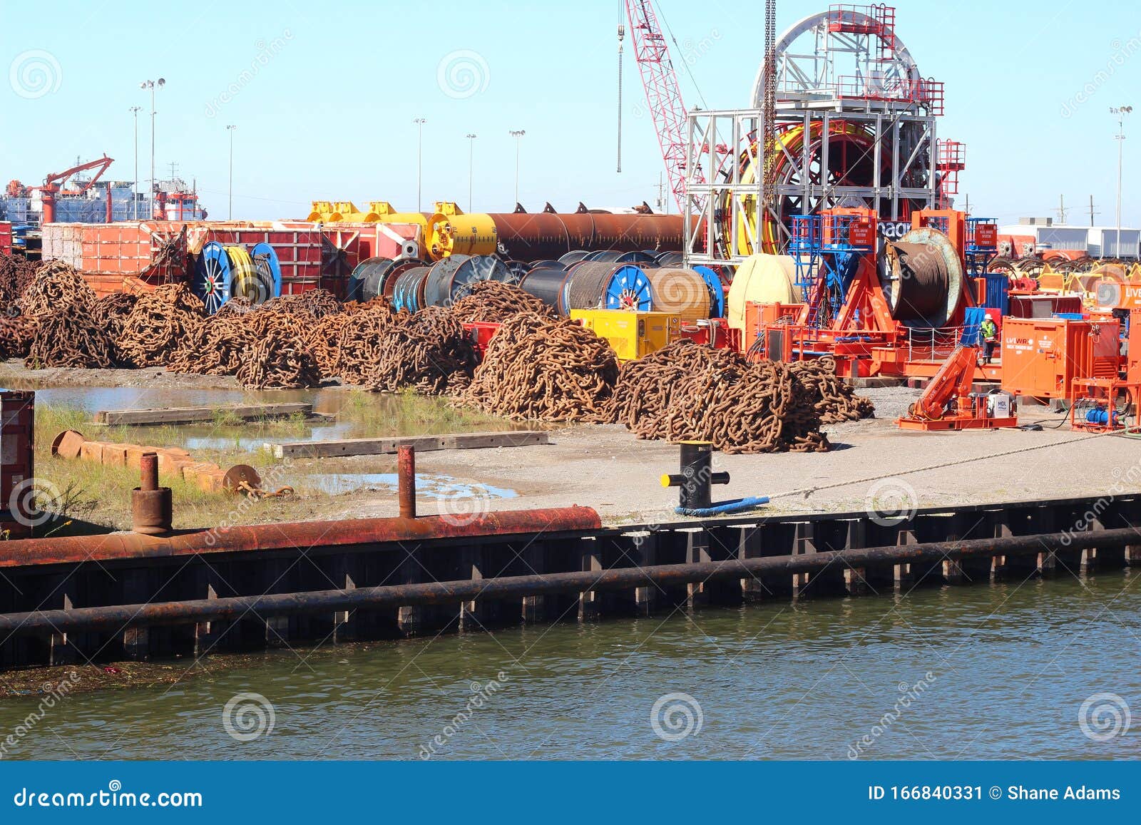 Port Fourchon Louisiana Stock Image Image Of Industrial 166840331