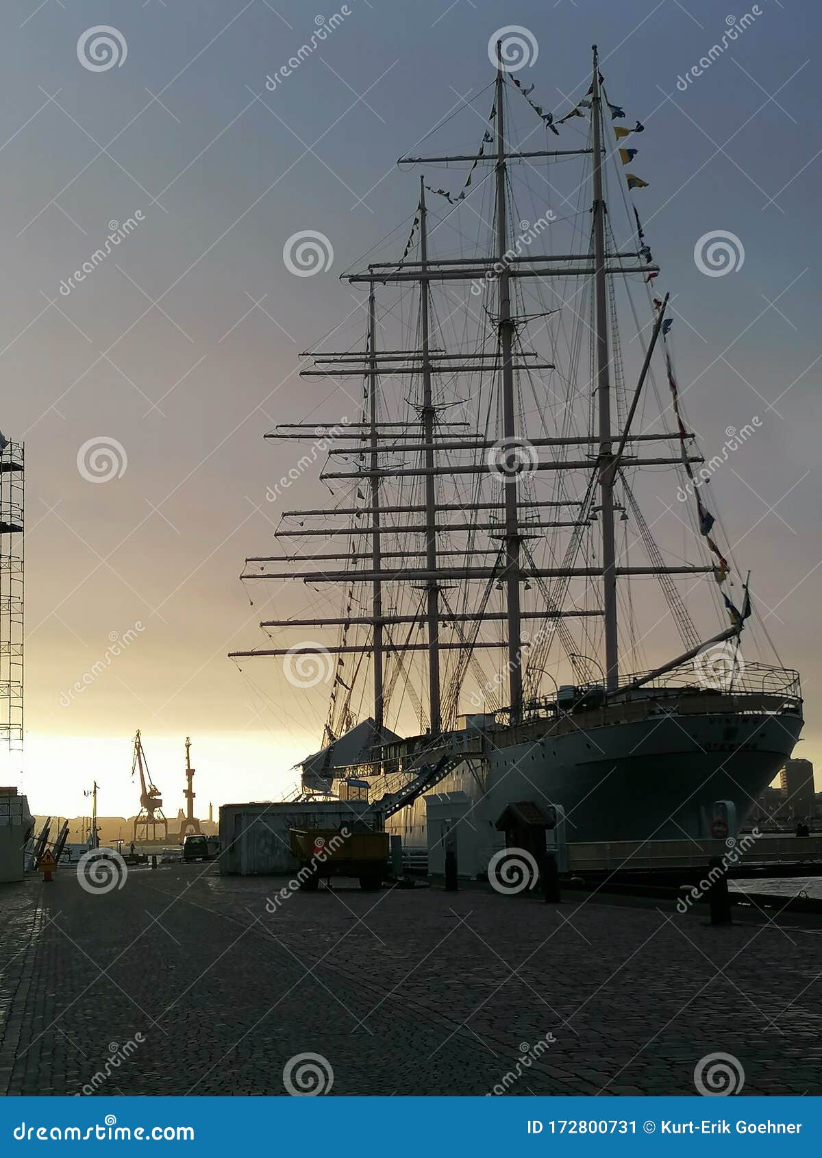 In the port of Gothenburg stock image. Image of port - 172800731