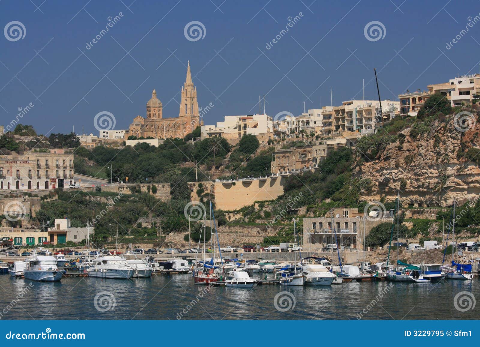 Port of Gozo stock image. Image of ship, island, fisherman - 3229795