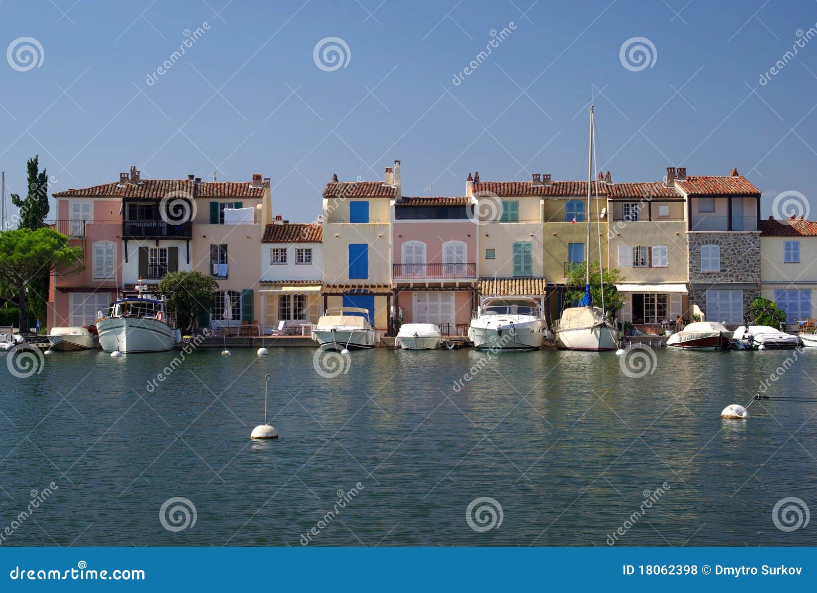 Port Grimaud stock photo. Image of french, lagoon, harbour - 18062398