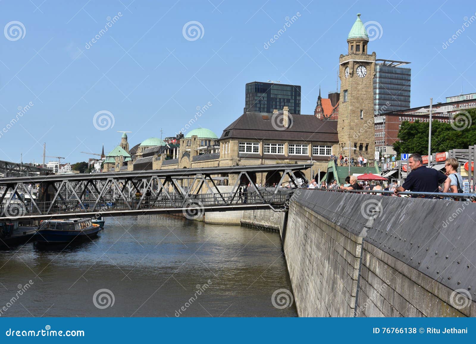 Port of Hamburg in Germany editorial stock photo. Image of freight ...