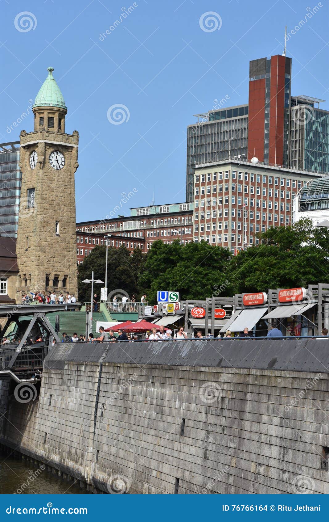 Port of Hamburg in Germany editorial stock image. Image of europe ...