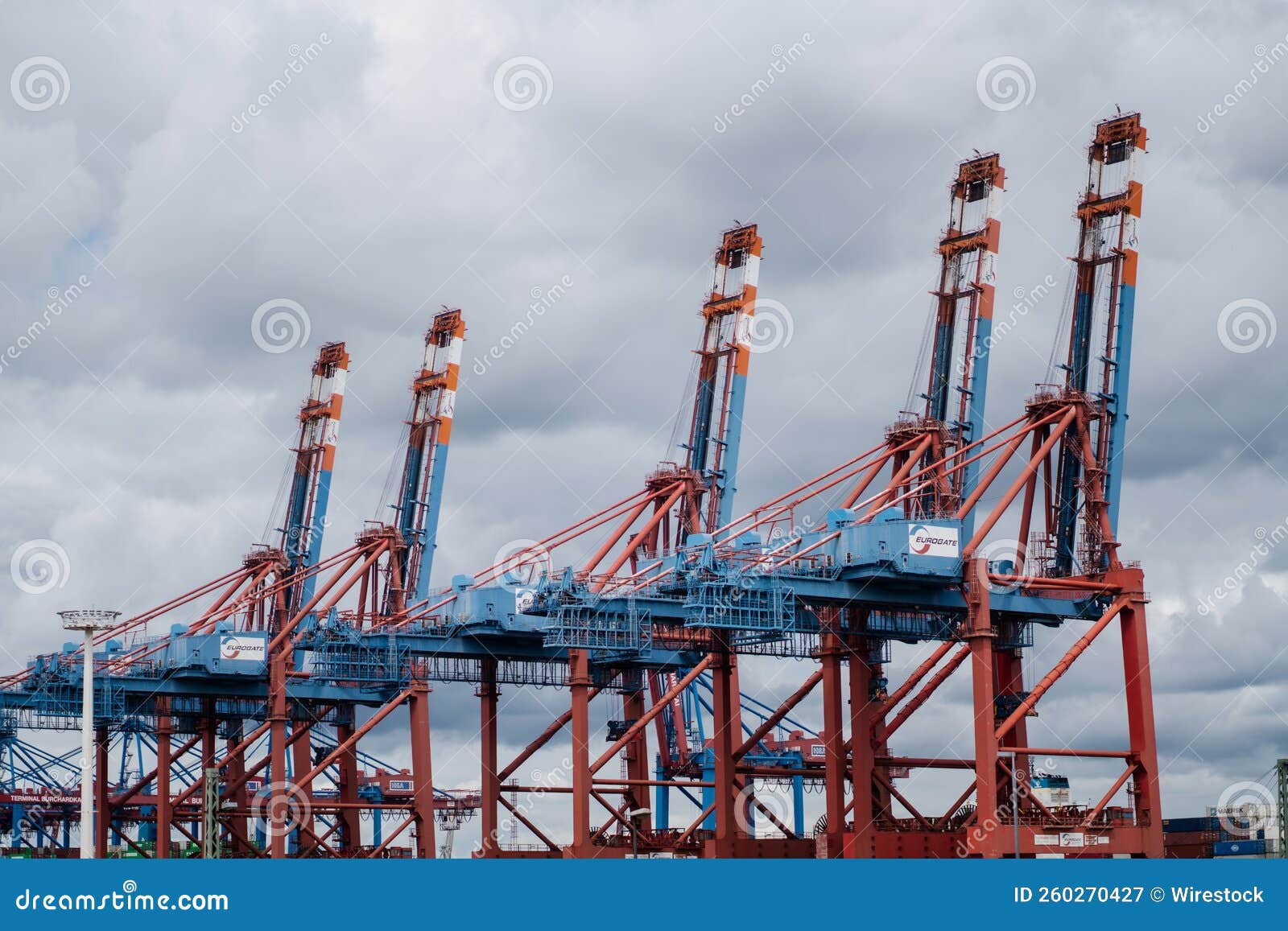 The Port of Hamburg in Germany Editorial Photography - Image of ...