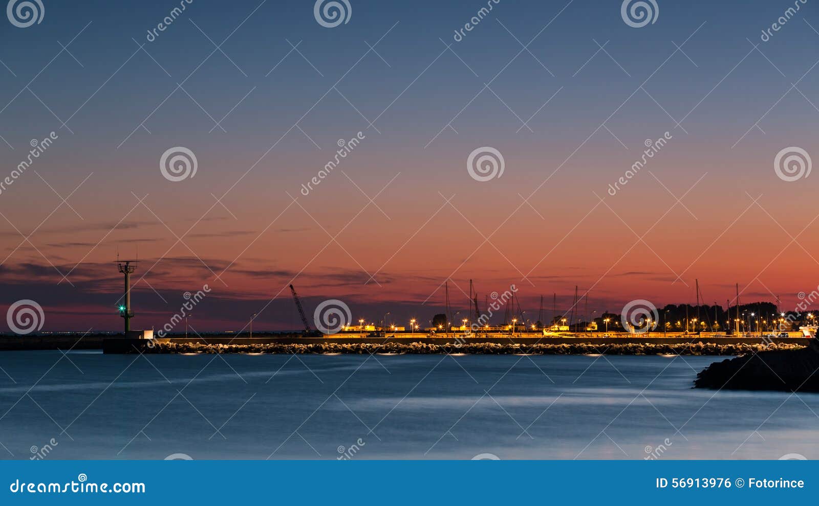 Port of Hel night stock photo. Image of baltic, polish - 56913976
