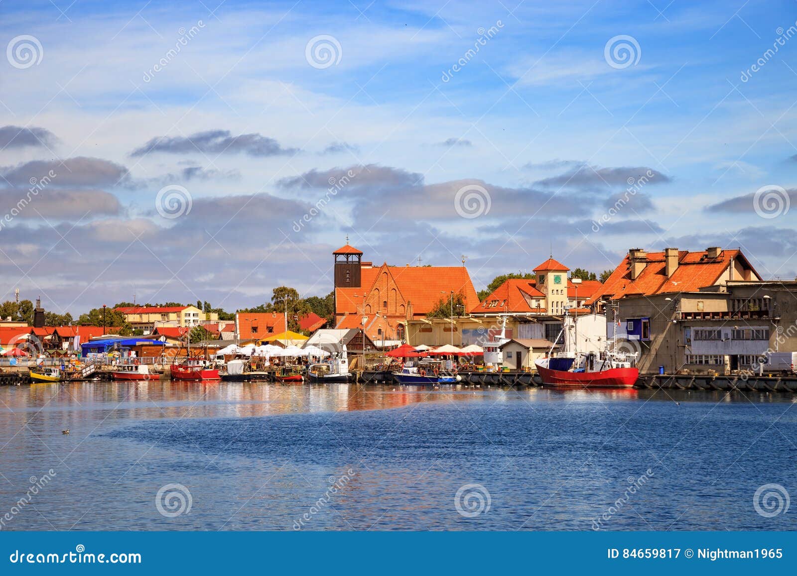 Port of Hel stock image. Image of sailboat, marina, peninsula - 84659817
