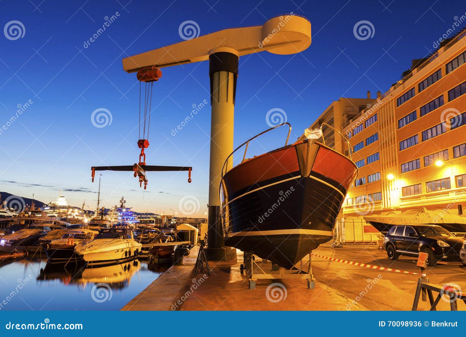 Port Hercule in Monaco stock photo. Image of europe, architecture ...