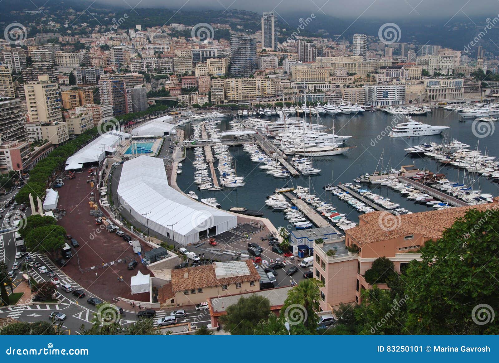 Port Hercule with Yachts, Monaco Editorial Photo - Image of outdoor ...