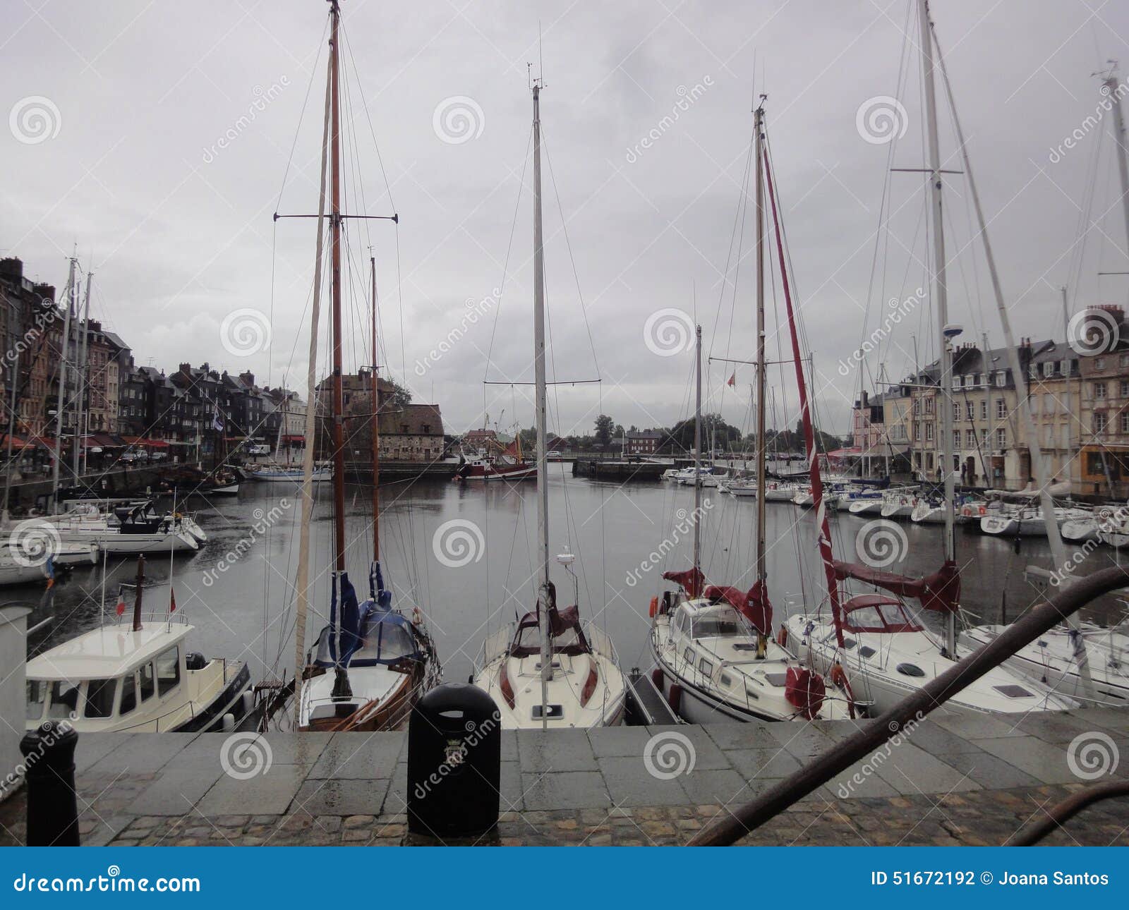 Port of Honfleur, Normandy, France Editorial Photography - Image of ...