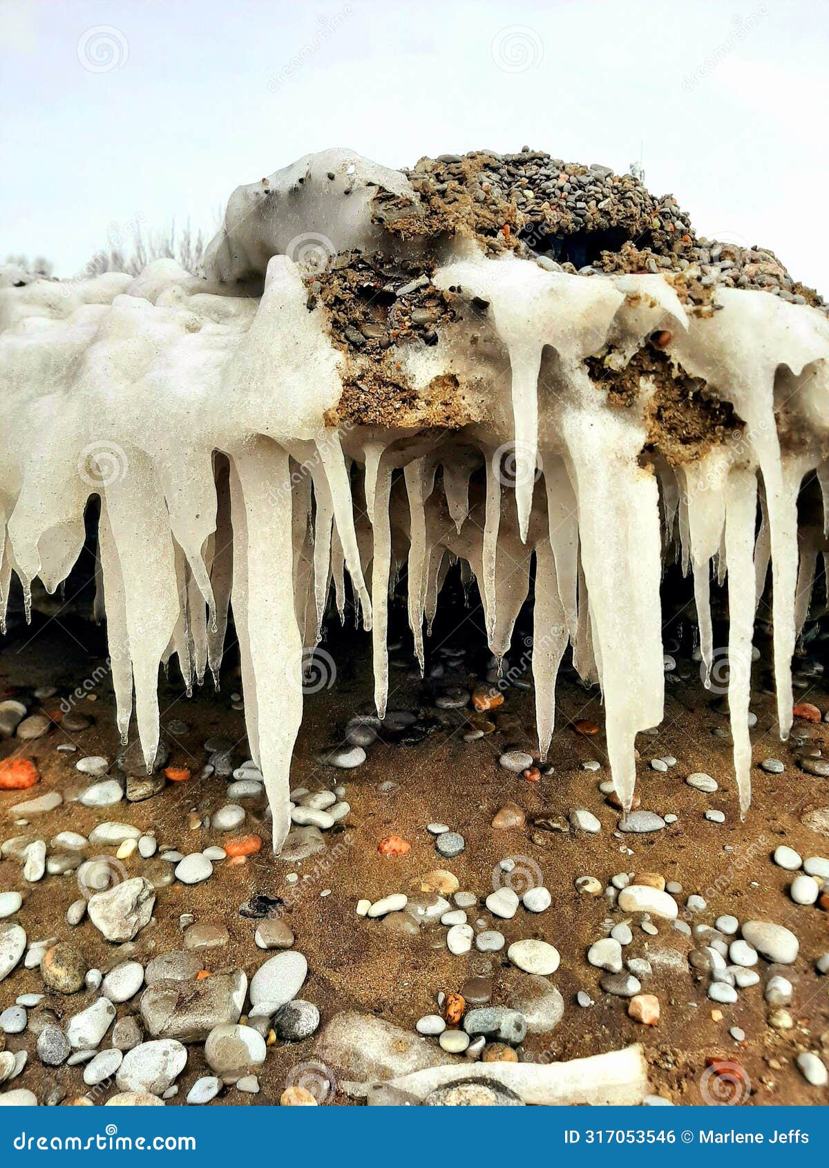 Port Hope Beach a Chilly Morning Stock Photo - Image of morning, hope ...