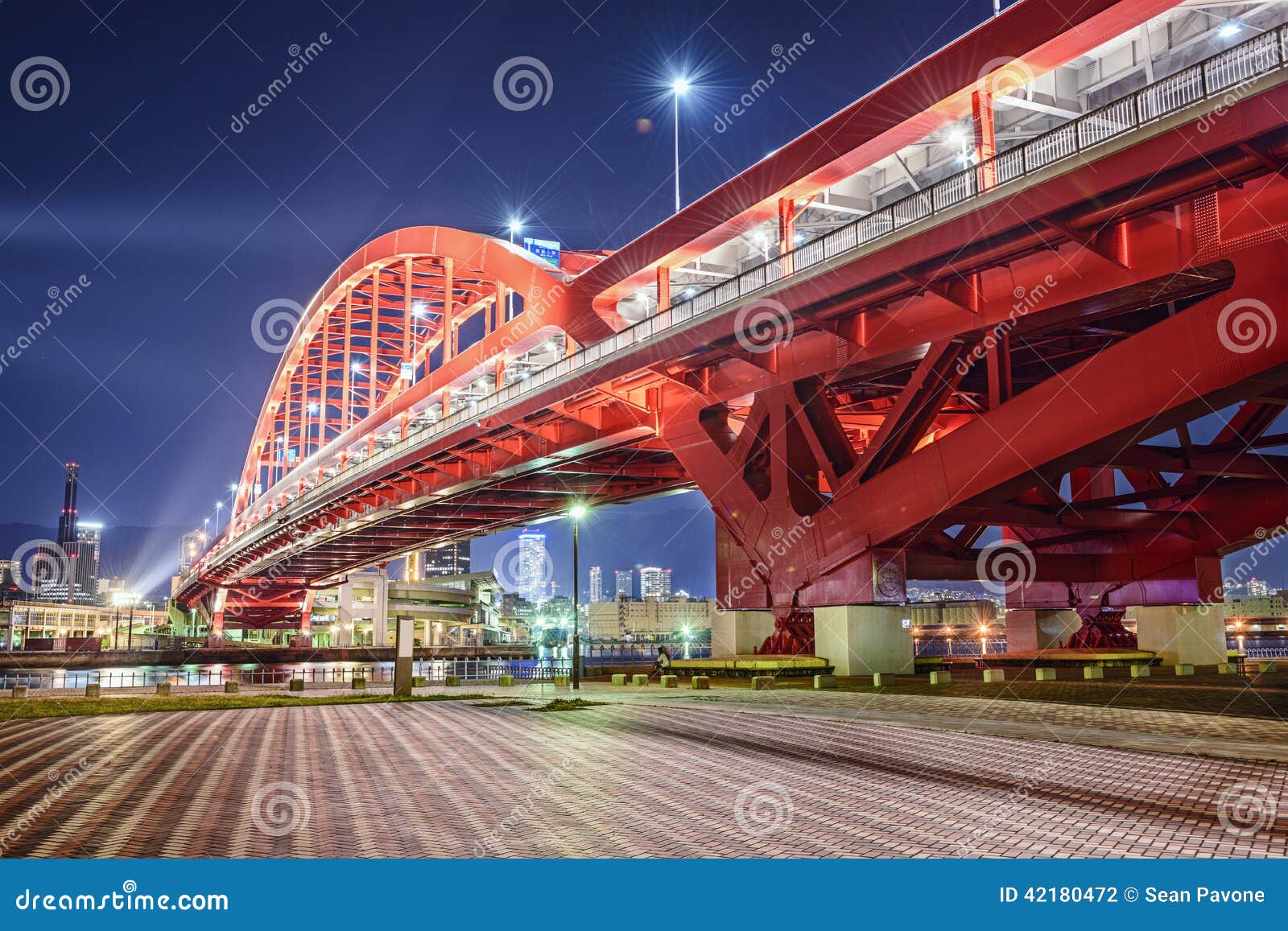Port Island, Kobe, Japan stock photo. Image of illuminated - 42180472