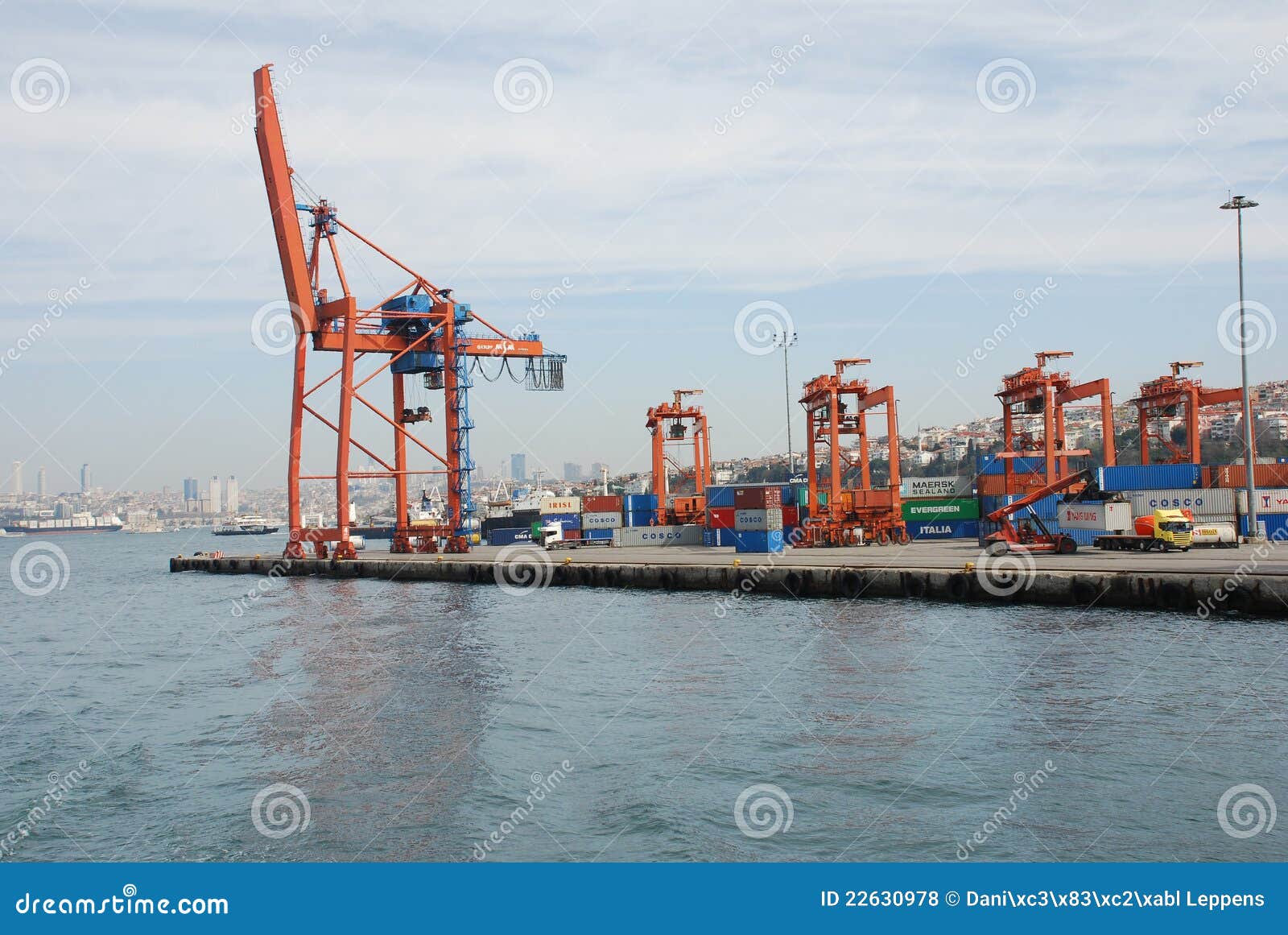Port of Istanbul editorial stock photo. Image of trade - 22630978