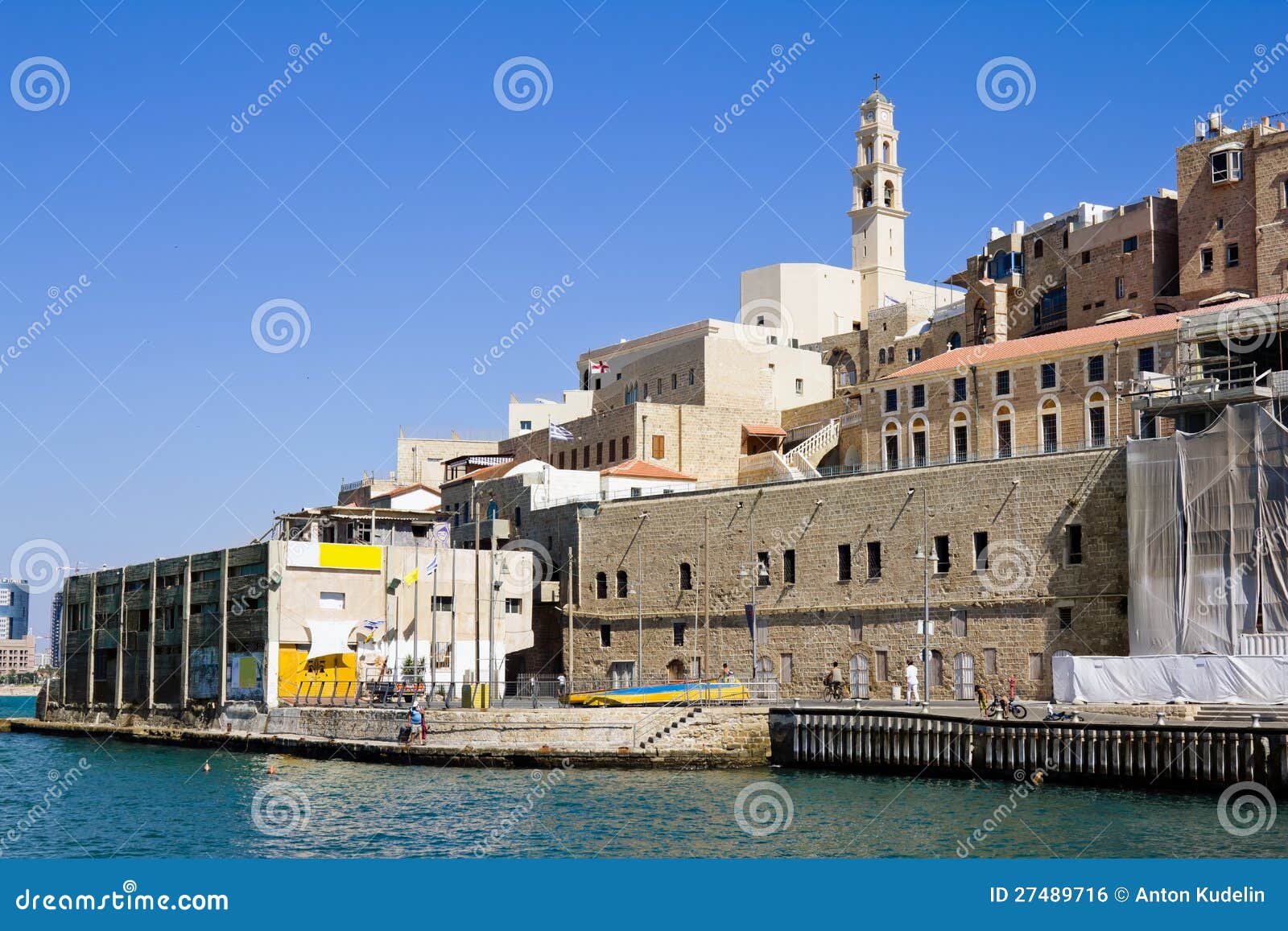 The Port at Jaffa in Israel Stock Photo - Image of leisure ...