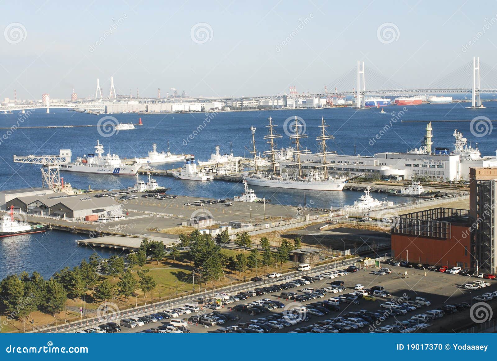 Port of Japan stock photo. Image of aerial, european - 19017370