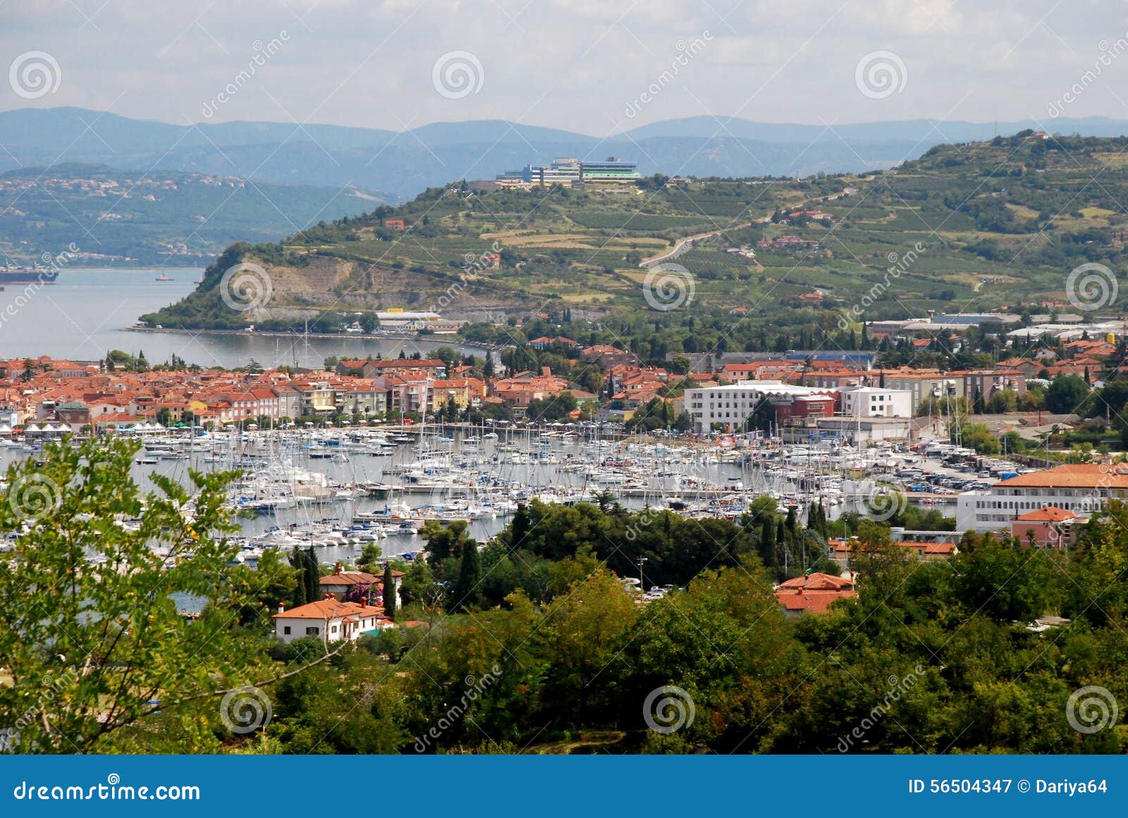 Port of Koper in Slovenia stock image. Image of boats - 56504347