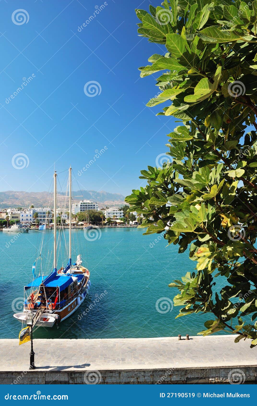 Port of Kos editorial stock image. Image of boat, dodecanese - 27190519