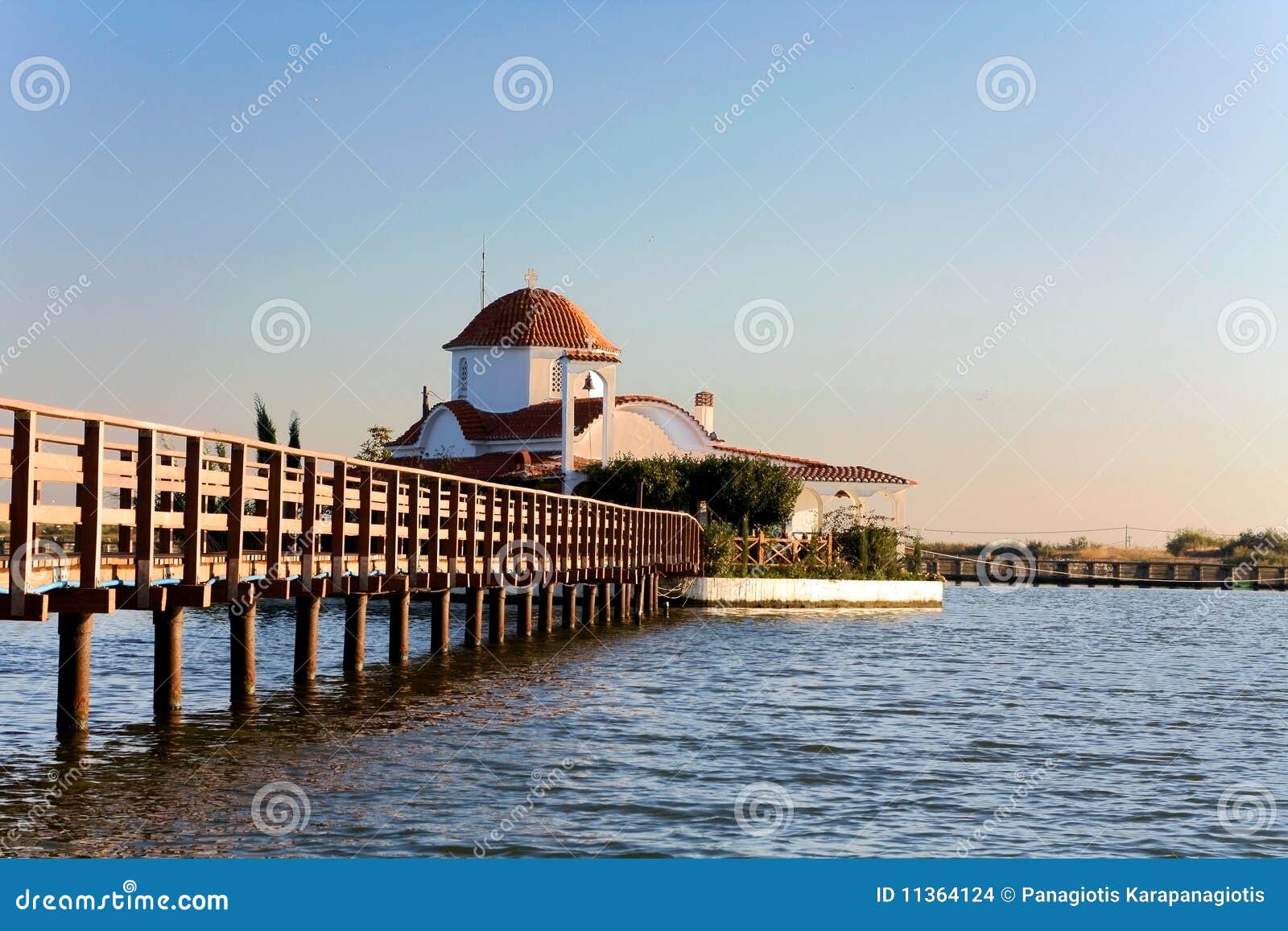 Port Lagos area in Greece stock photo. Image of faith - 11364124