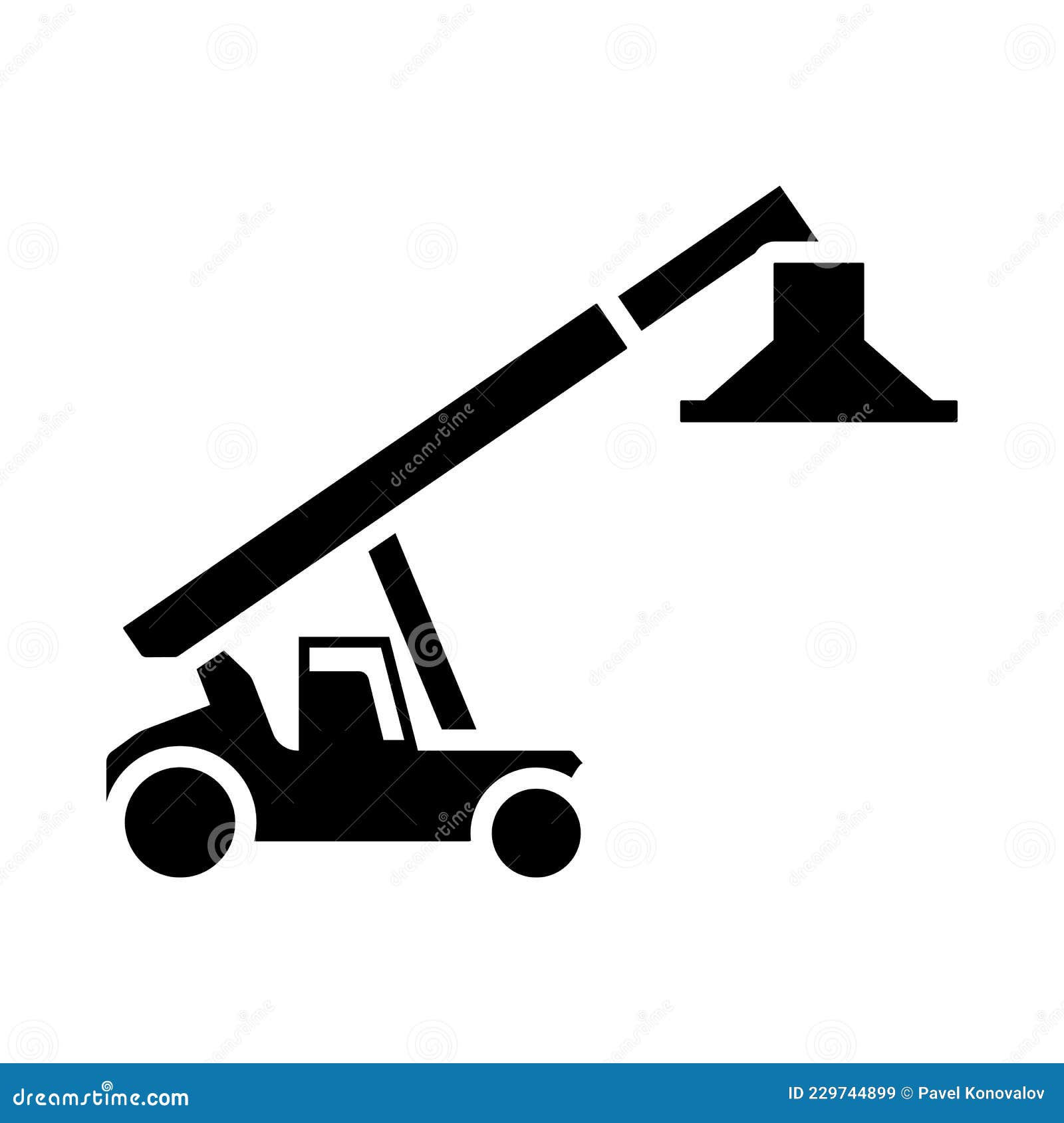 Port Loader Icon stock vector. Illustration of lift - 229744899