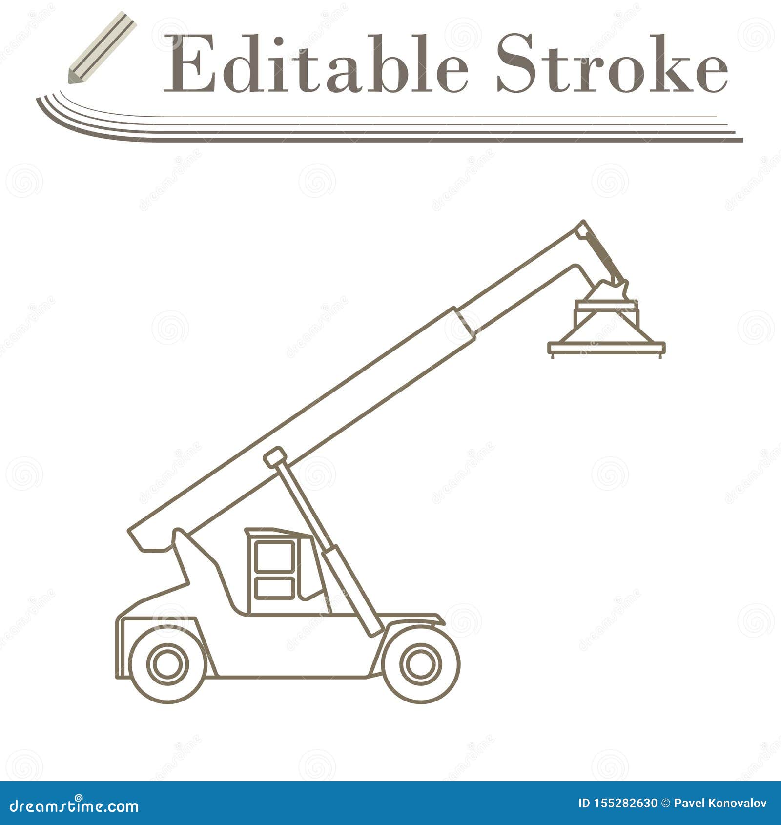 Port Loader Icon stock vector. Illustration of cargo - 155282630