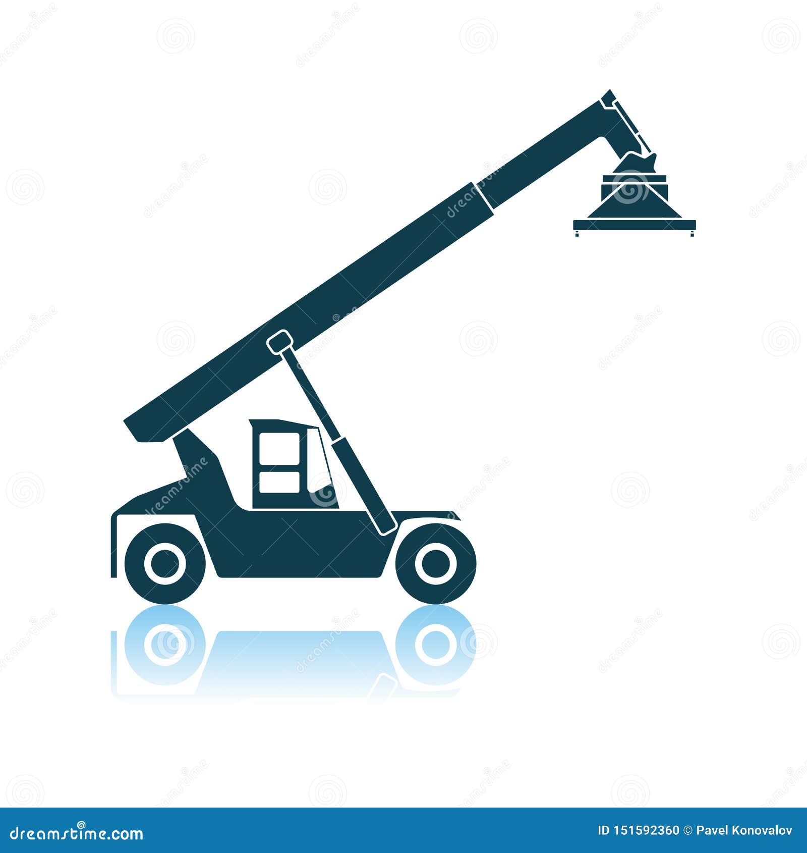 Port Loader Icon stock vector. Illustration of freight - 151592360
