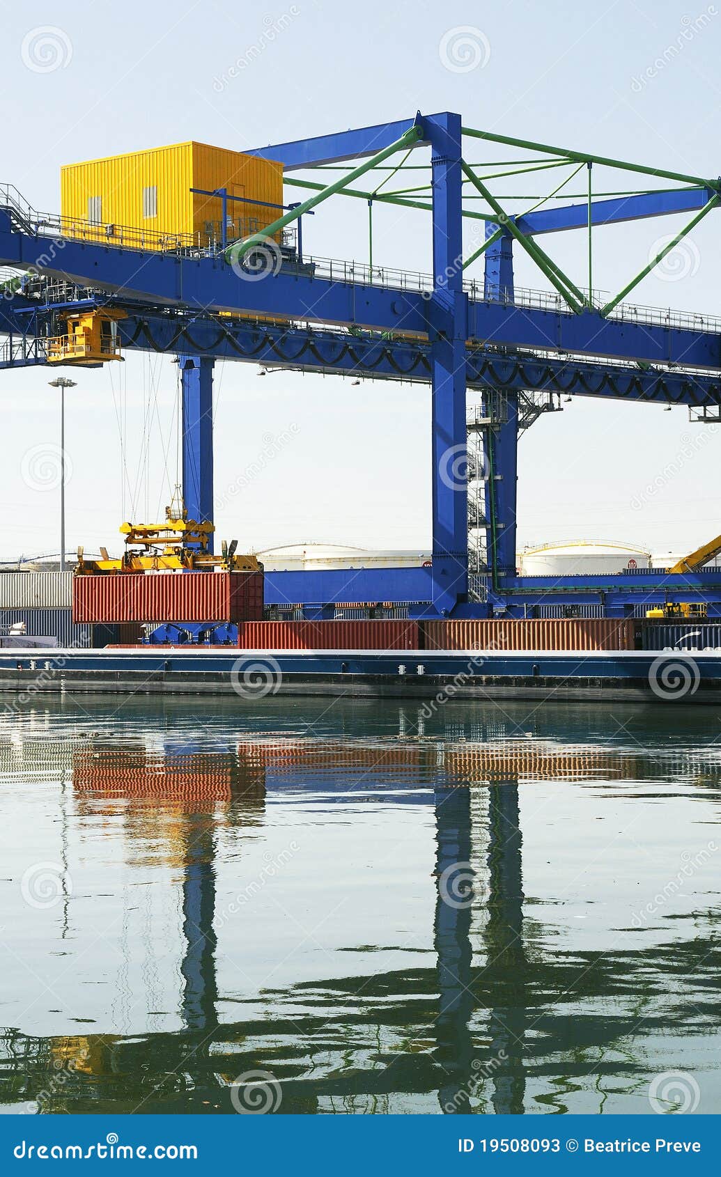 Port Logistics stock image. Image of dock, port, cargo - 19508093